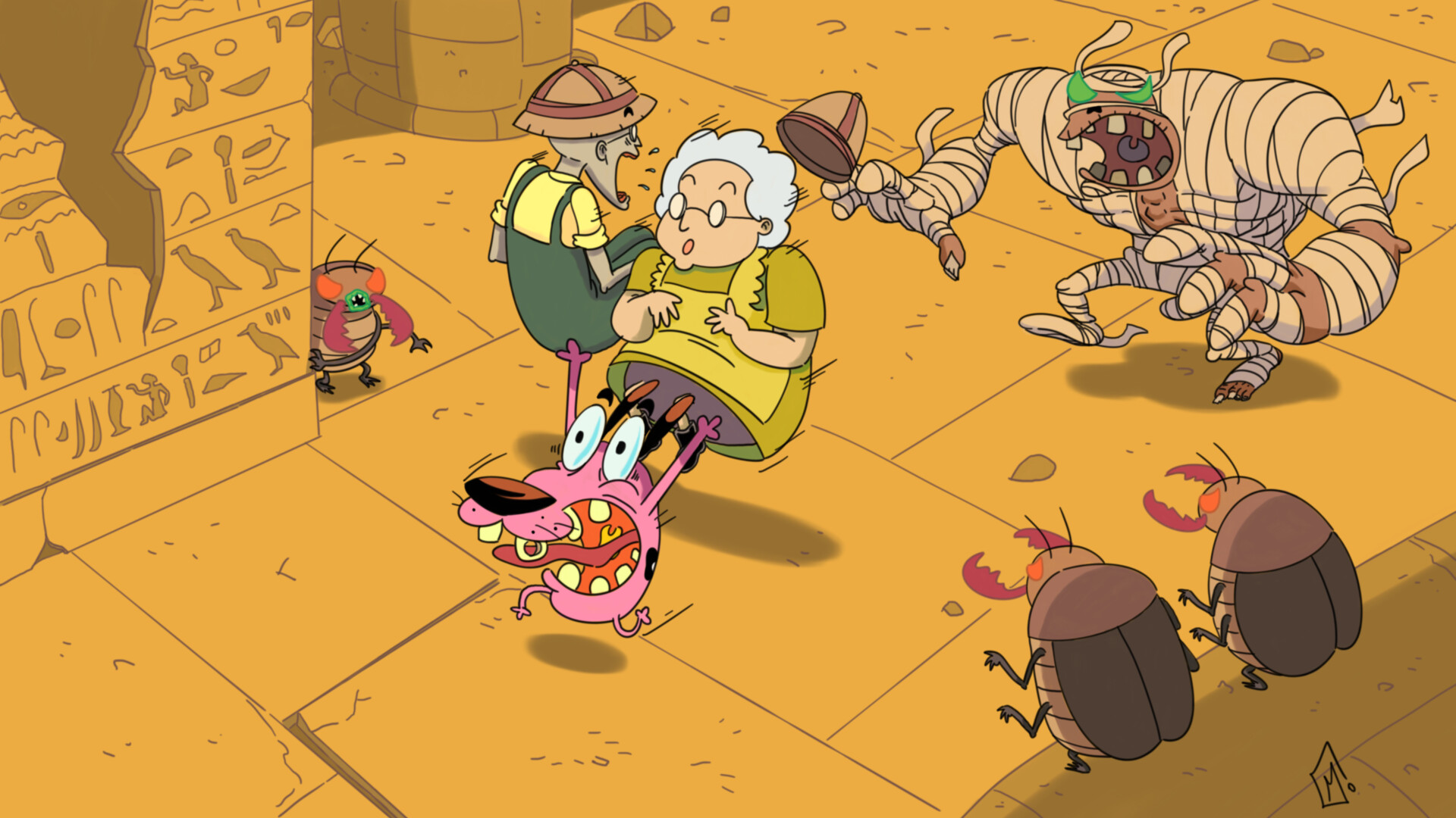 ArtStation - Courage the Cowardly Dog