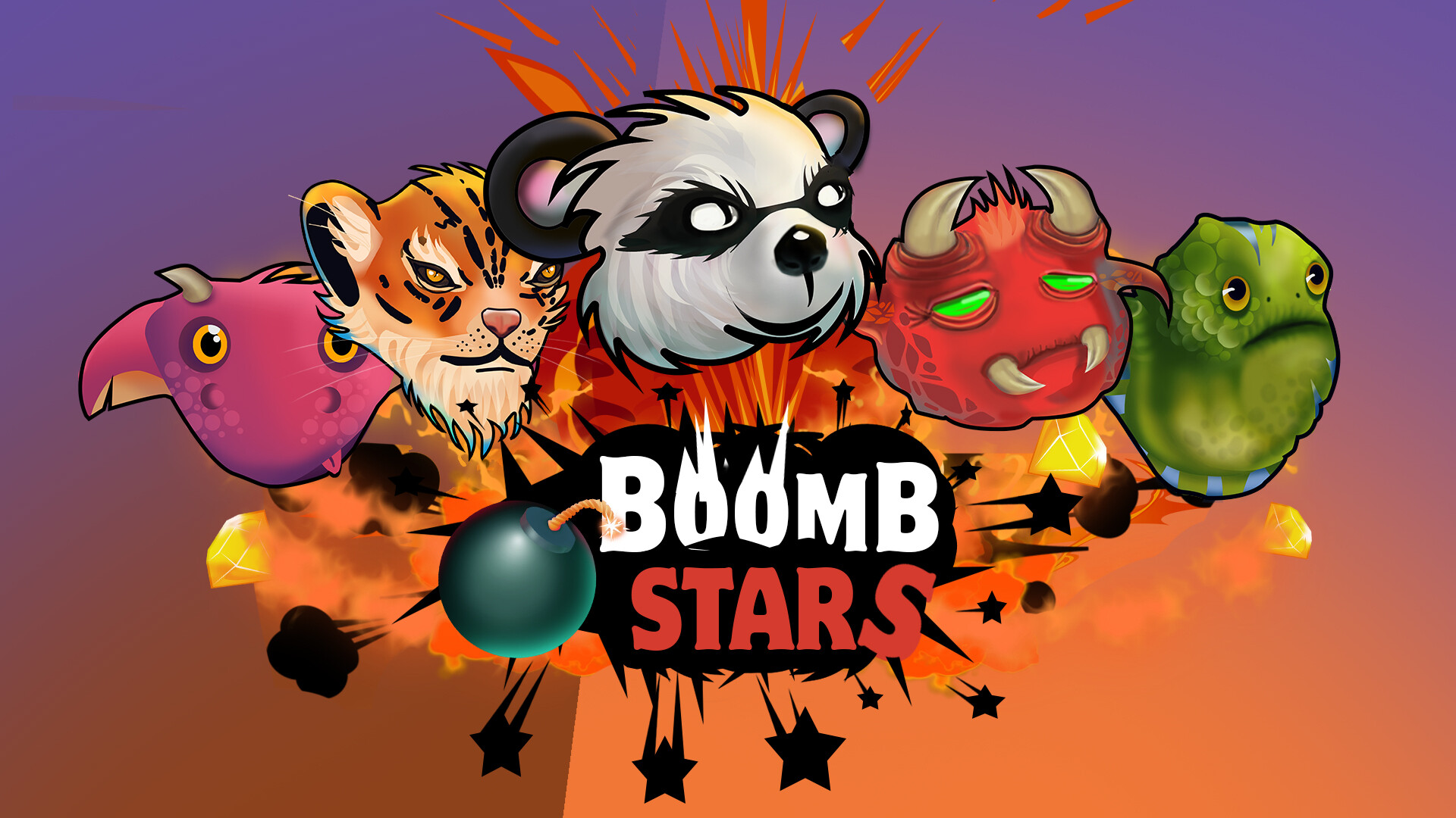 ArtStation - 2d Game Design mobil Boomb Stars