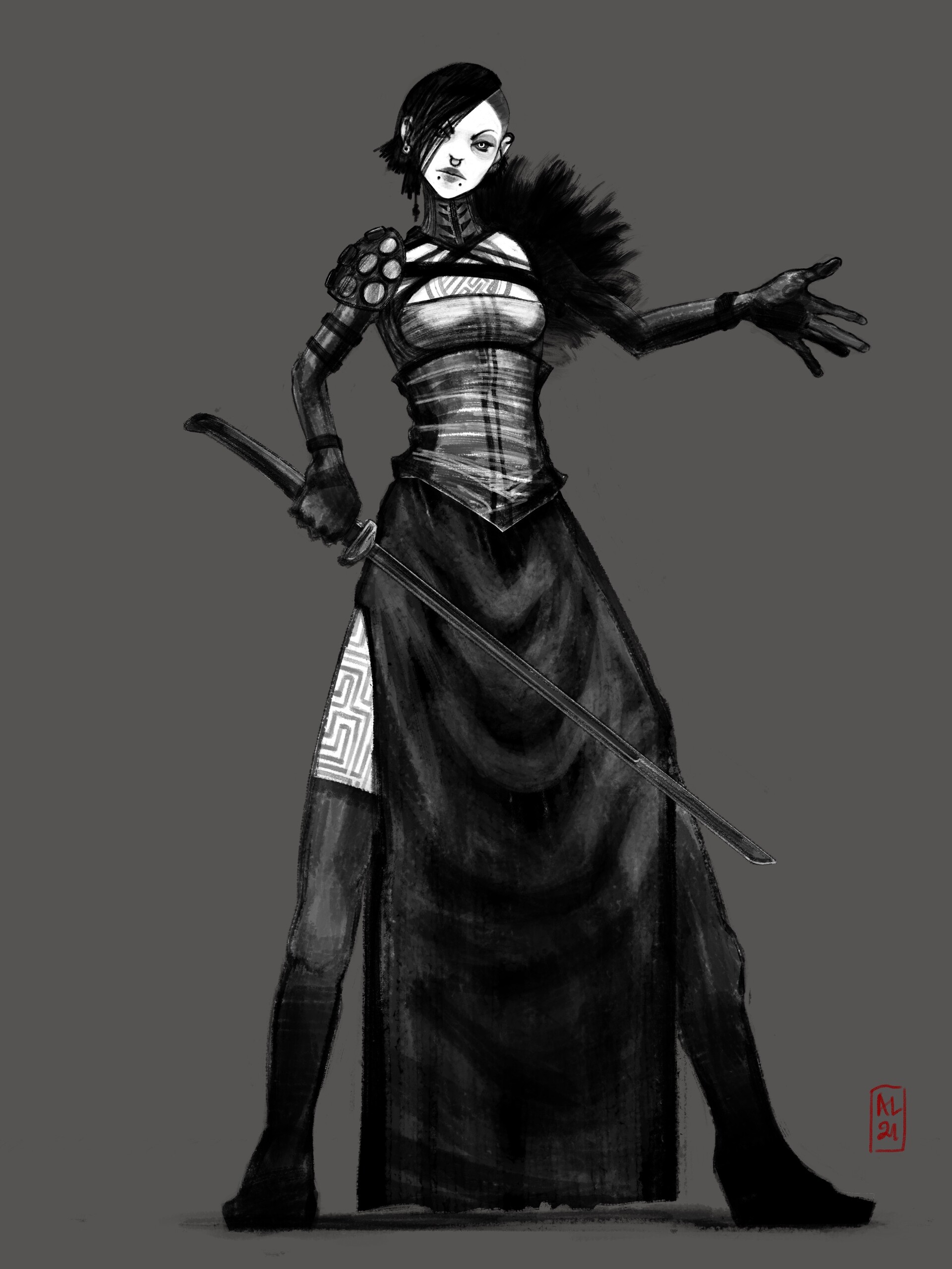 Artstation Mono Sketch Practice