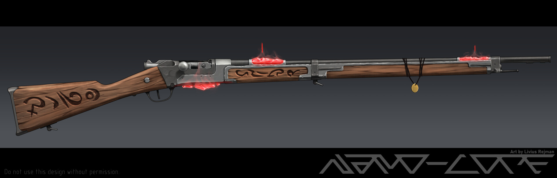 ArtStation - Magic enhanced Lebel Model 1886 rifle
