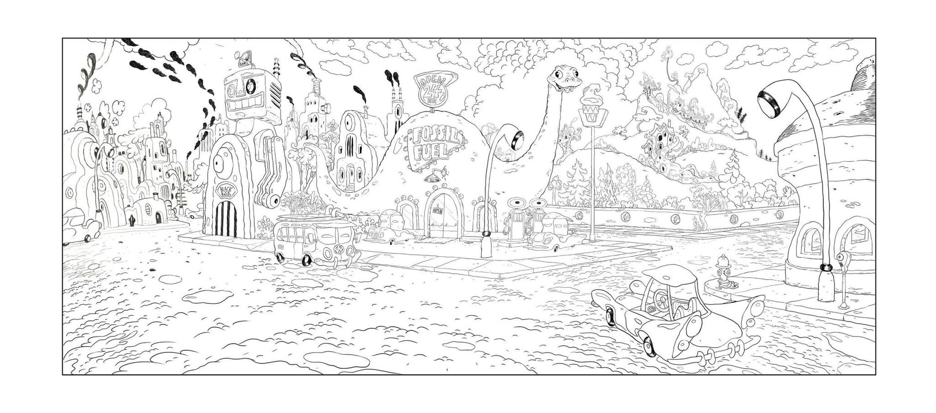 pig goat banana cricket coloring pages