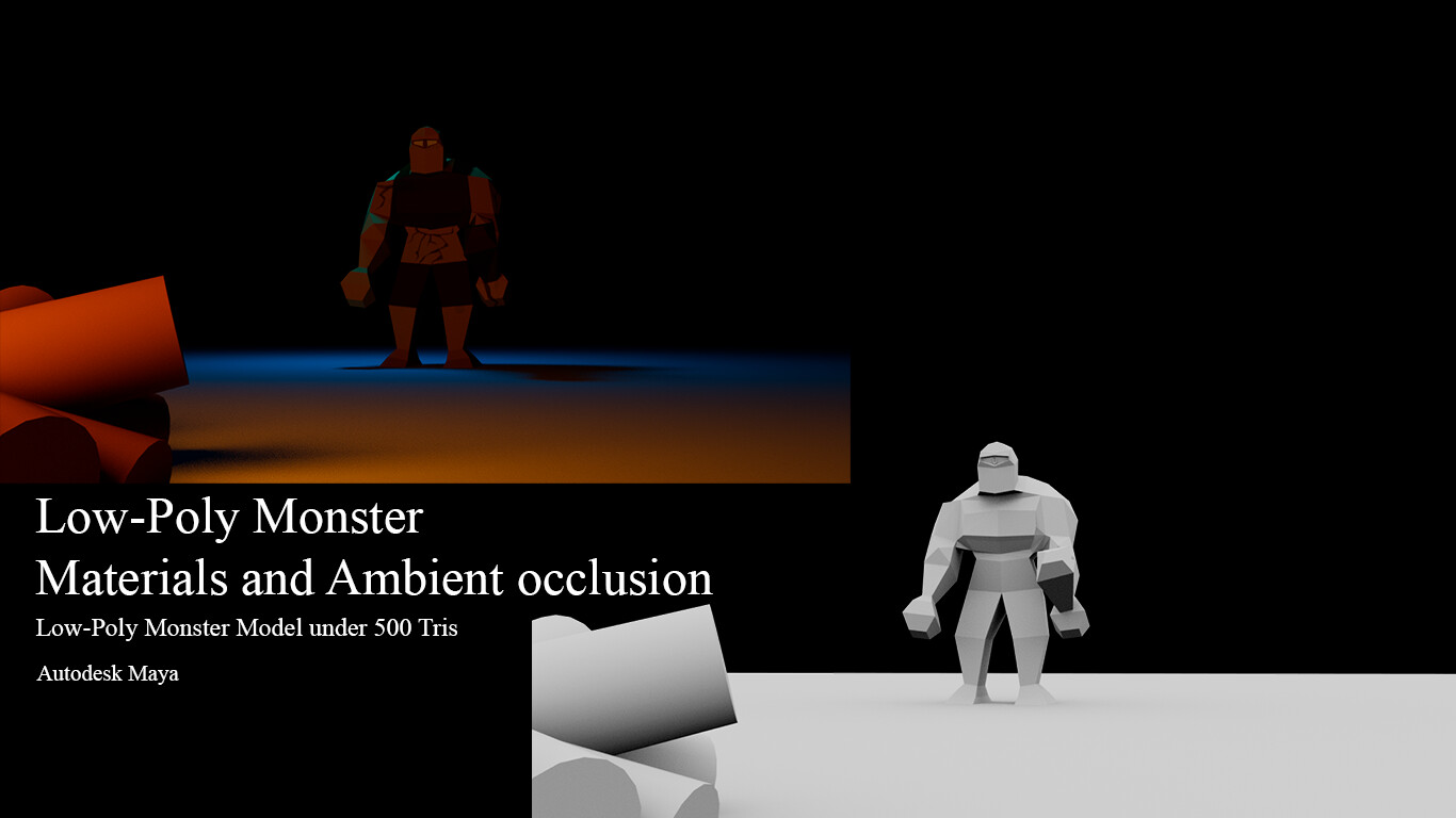 Callum Horton - Low-Poly Monster Materials and AO