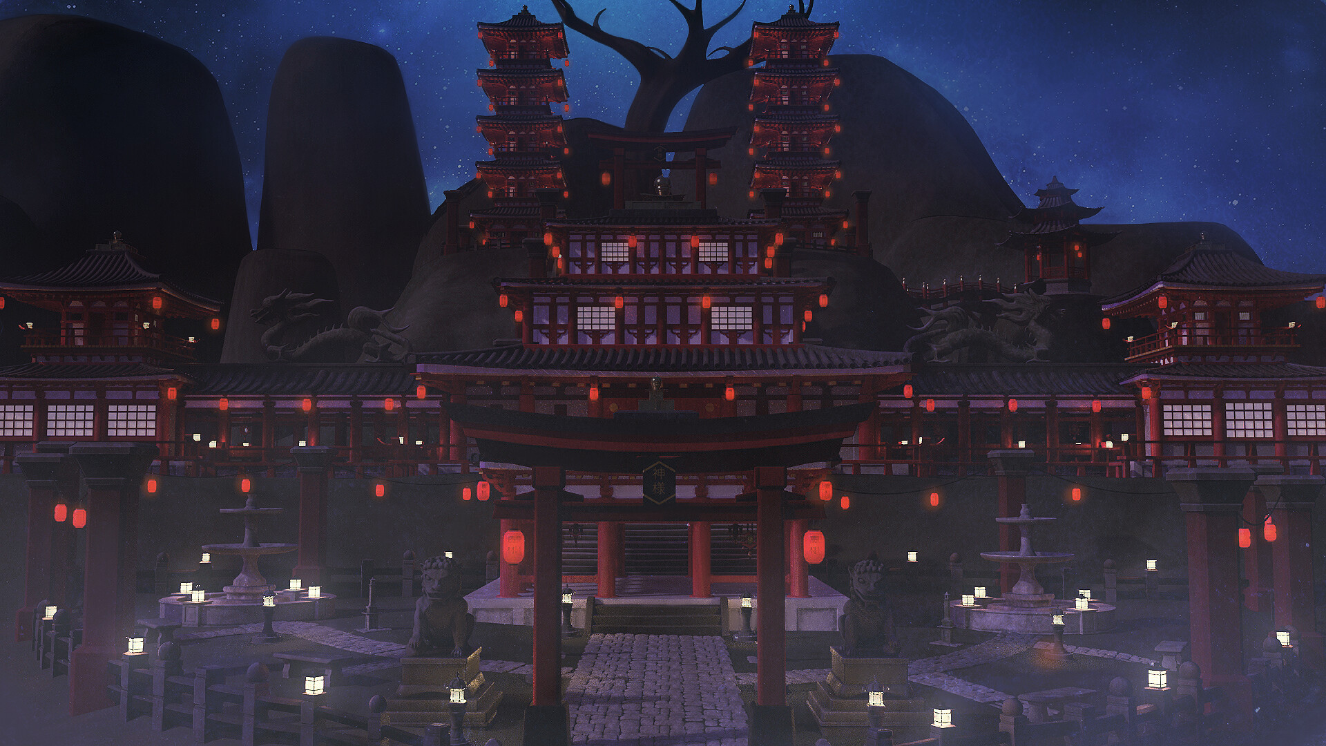ArtStation - Japanese Temples