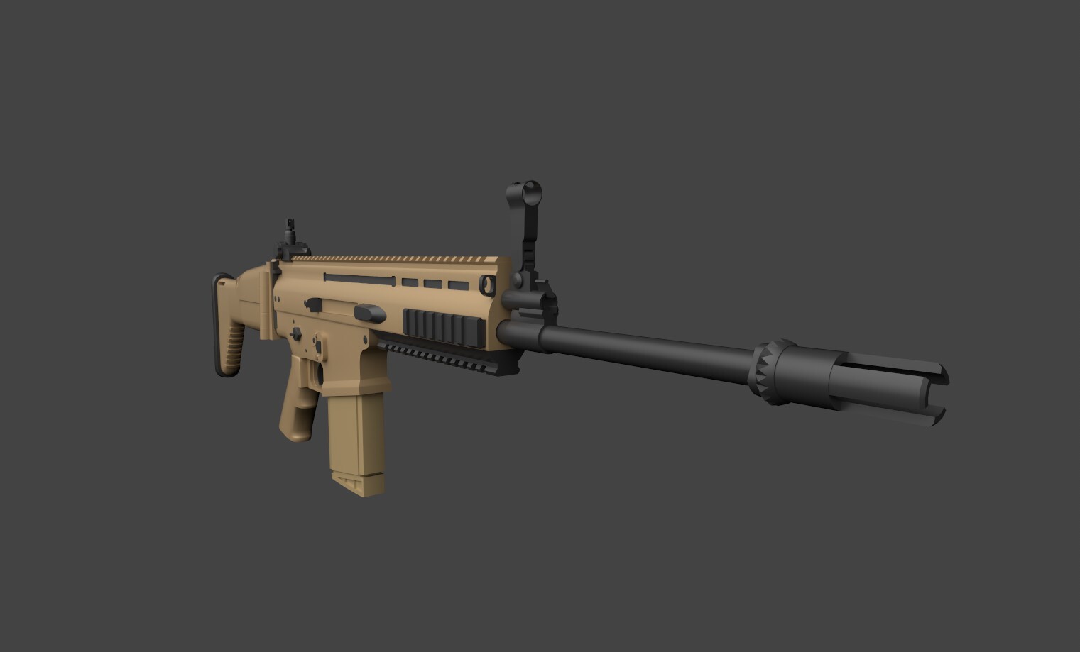 ArtStation - Scar-L assault rifle