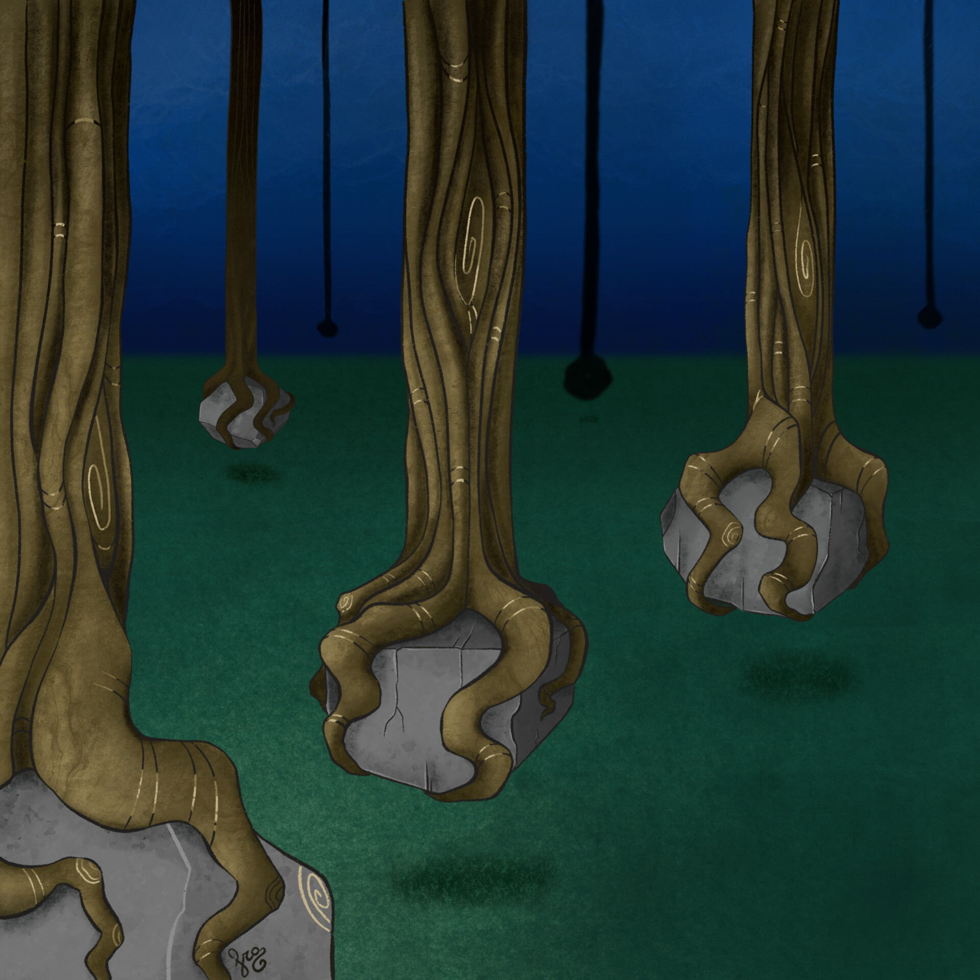 ArtStation - Flying Forest