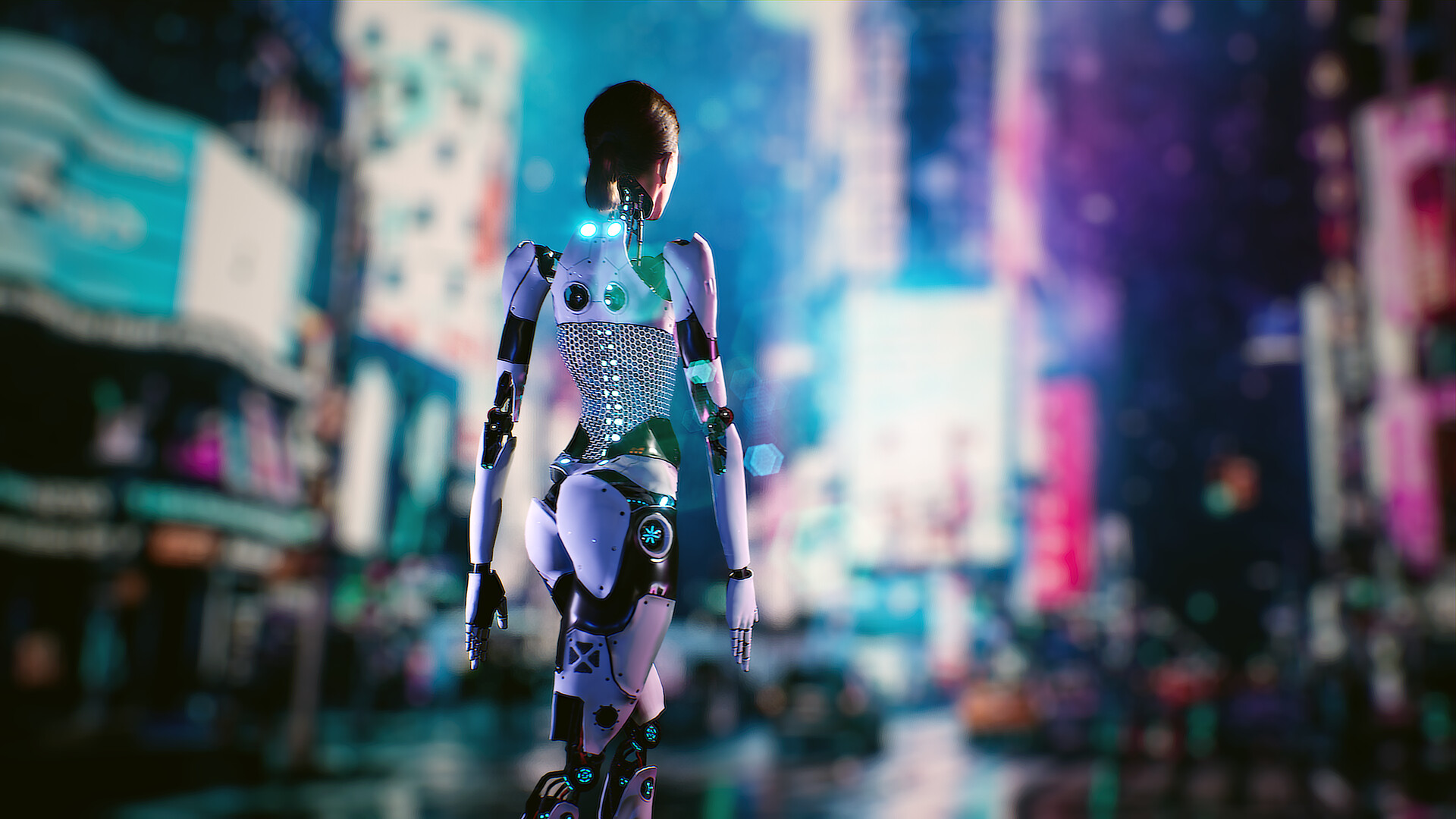 ArtStation - Cyborg Girl - Virtual Production Shoot