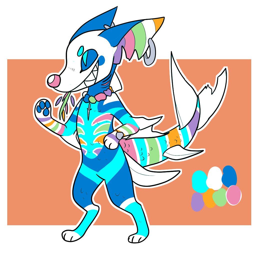 ArtStation - Character Design- Clown Dog