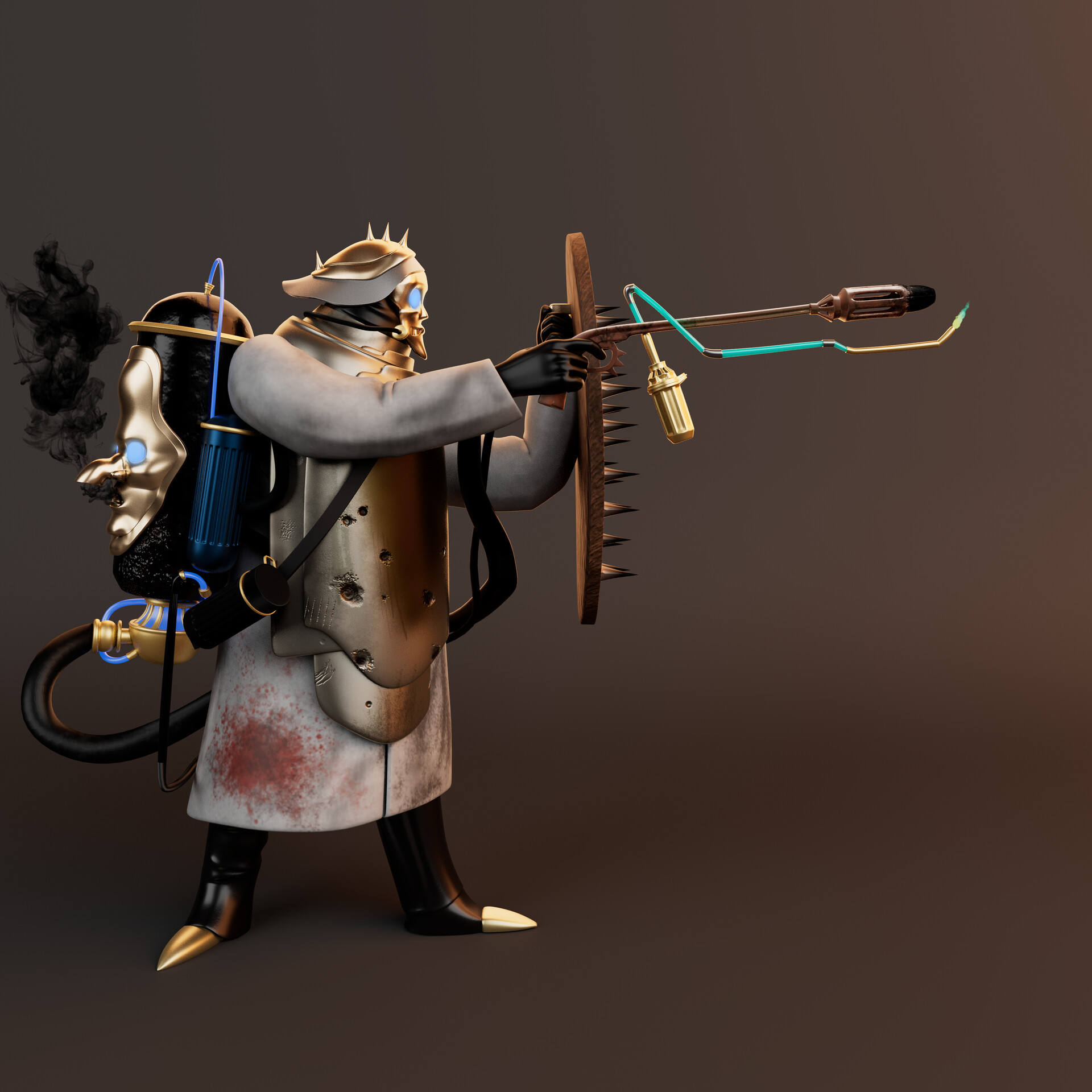 ArtStation - Flamethrower Guy