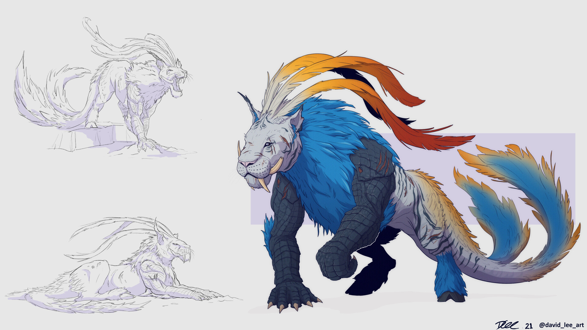 ArtStation - Chimera Creature Comission