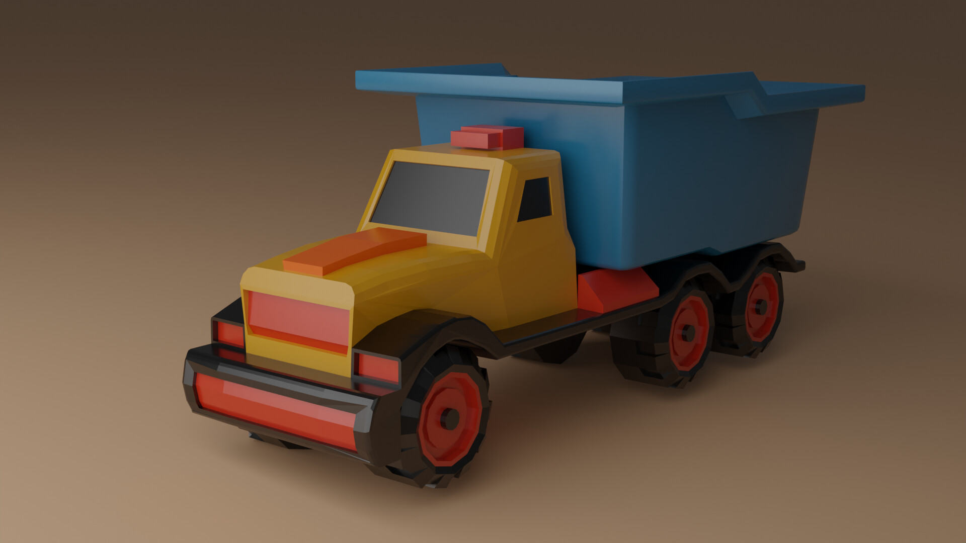 ArtStation - Low Poly Toy Truck
