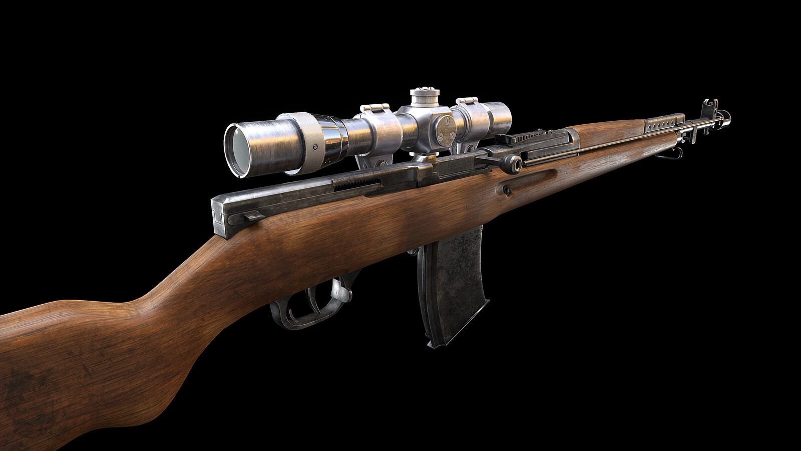 George Shevchenko - AVS-36 Rifle Game-ready Model