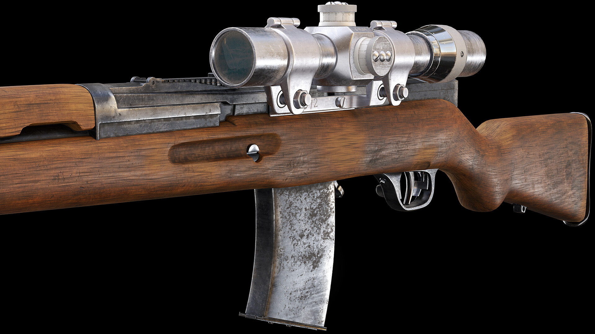 George Shevchenko - AVS-36 Rifle Game-ready Model