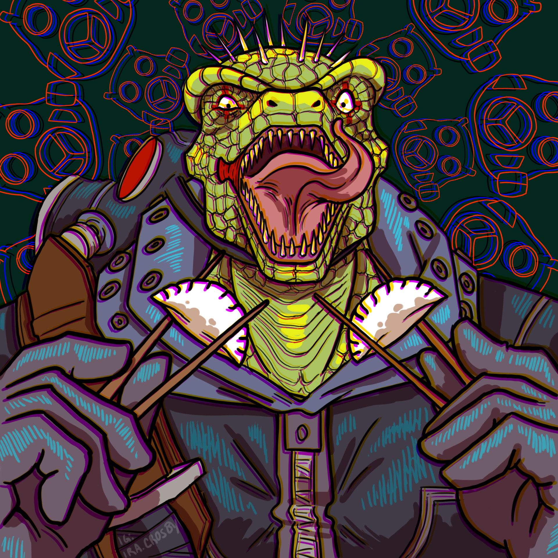 ArtStation - Kaiman from Dorohedoro