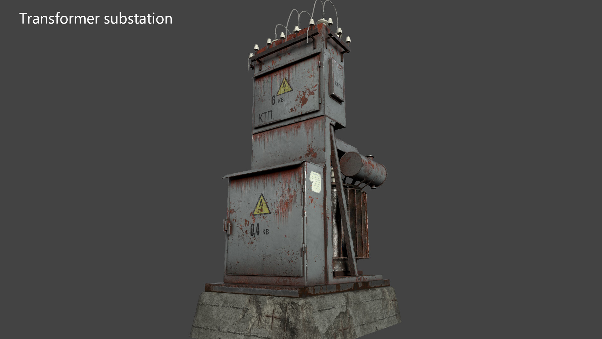 ArtStation - Transformer substation