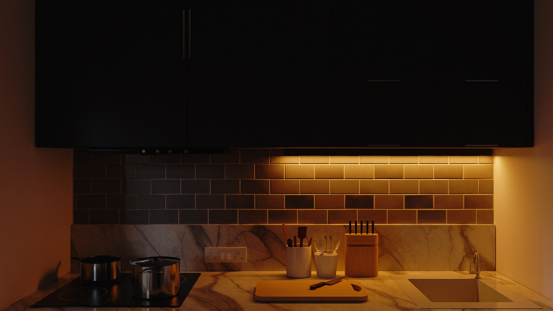 ArtStation - Archviz Kitchen Interior