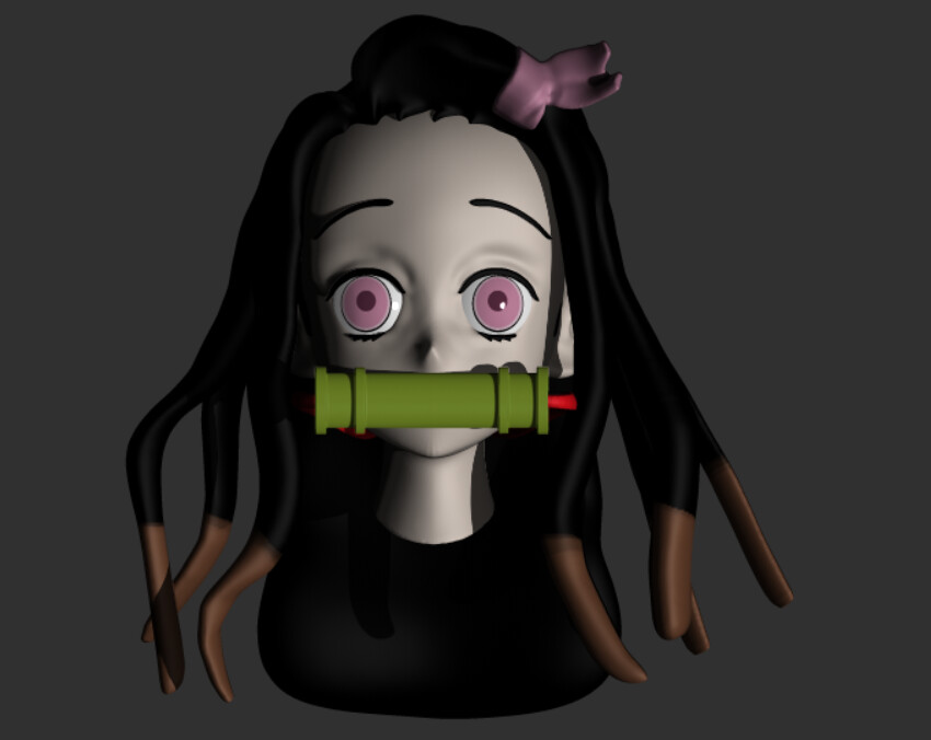 ArtStation - Nezuko - Kimetsu no Yaiba