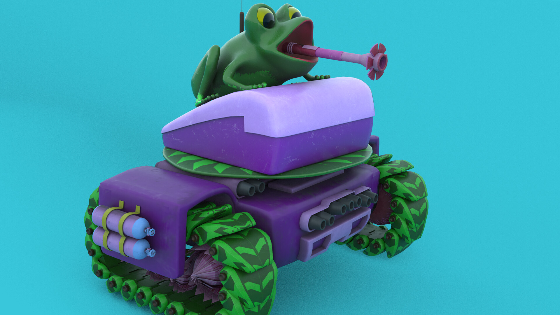 ArtStation - Frog Tank