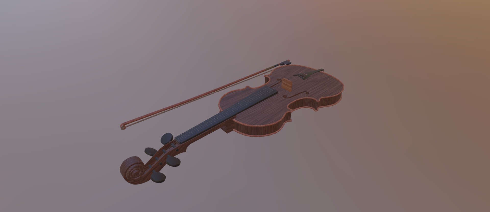 ArtStation - Low Poly Violin