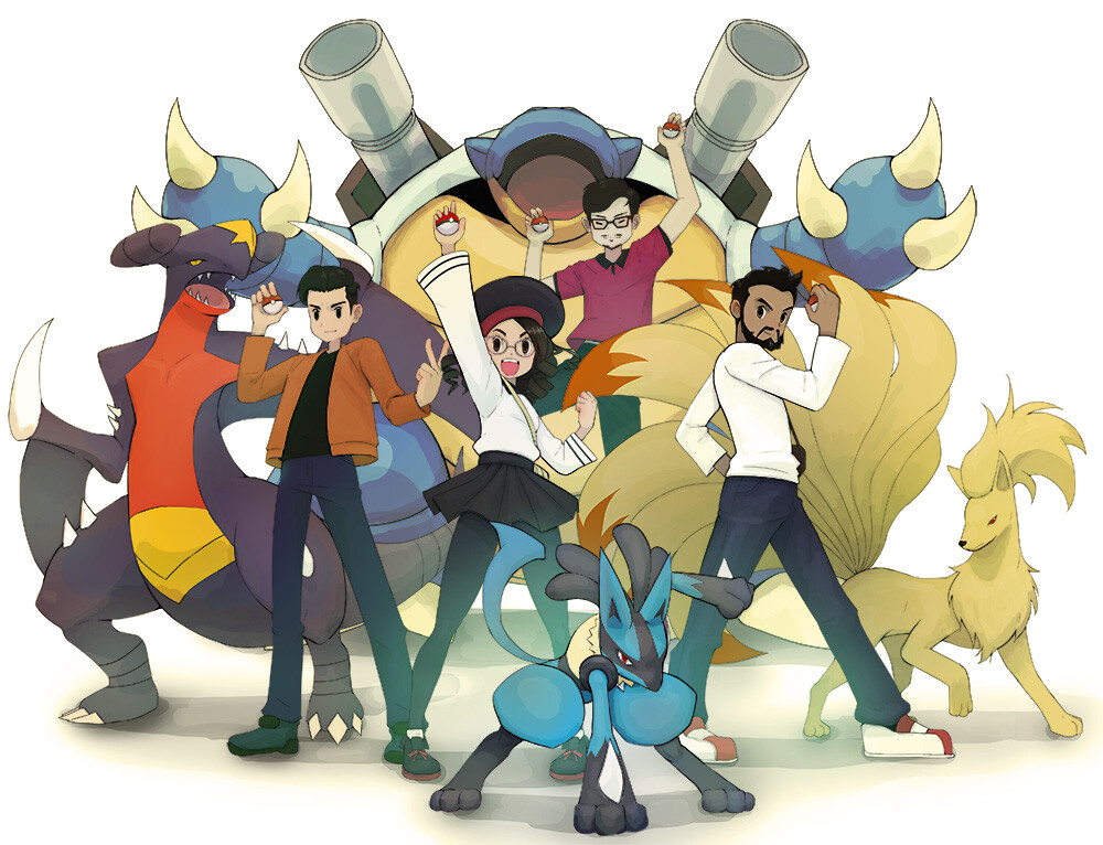 ArtStation - Pokemon - Teamwork!