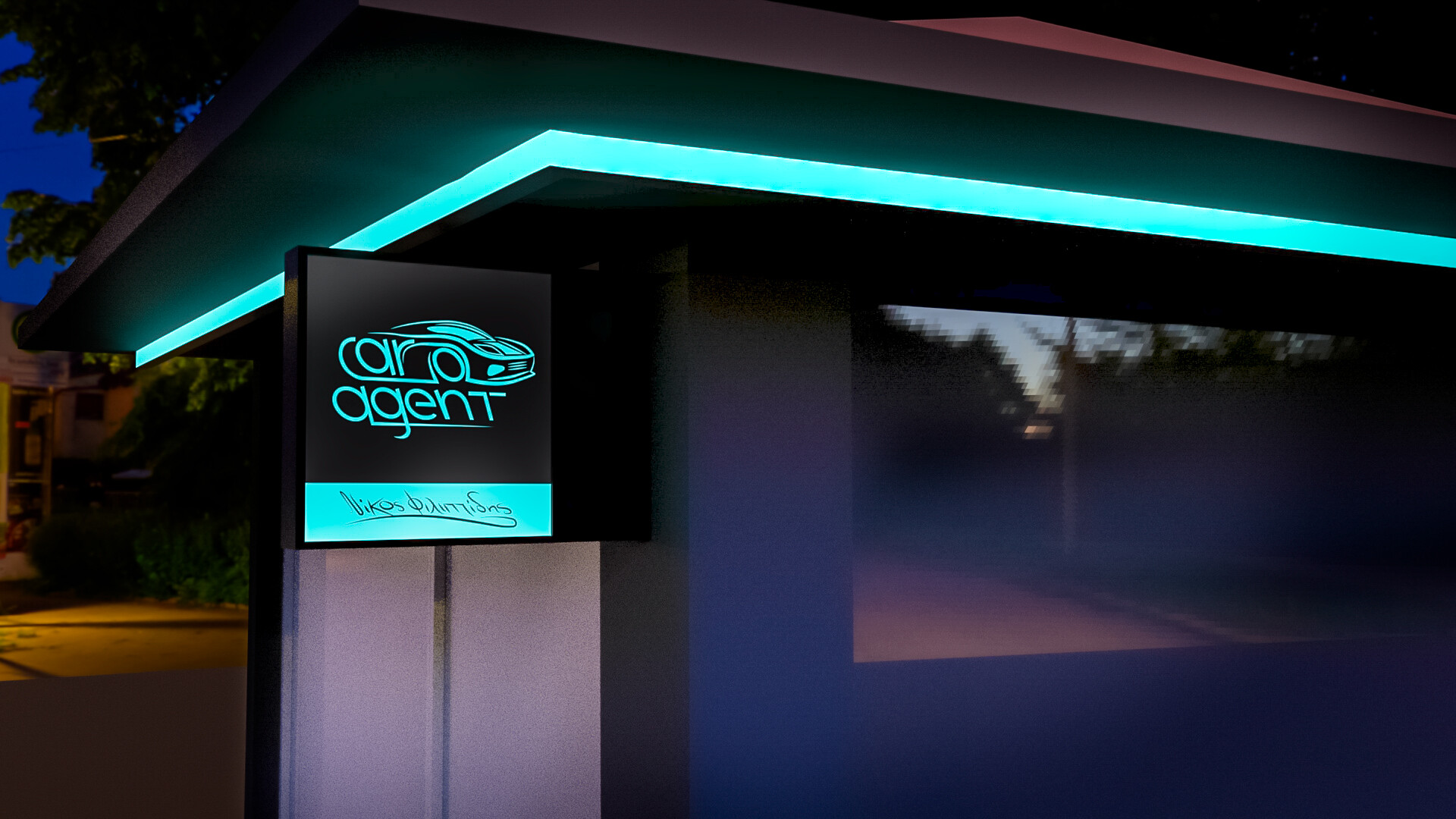 ArtStation - 3d concepts for signage systems