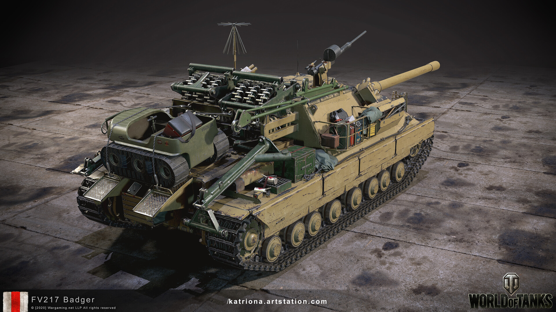 Katerina Rogutovich - 3D style for FV217 Badger.