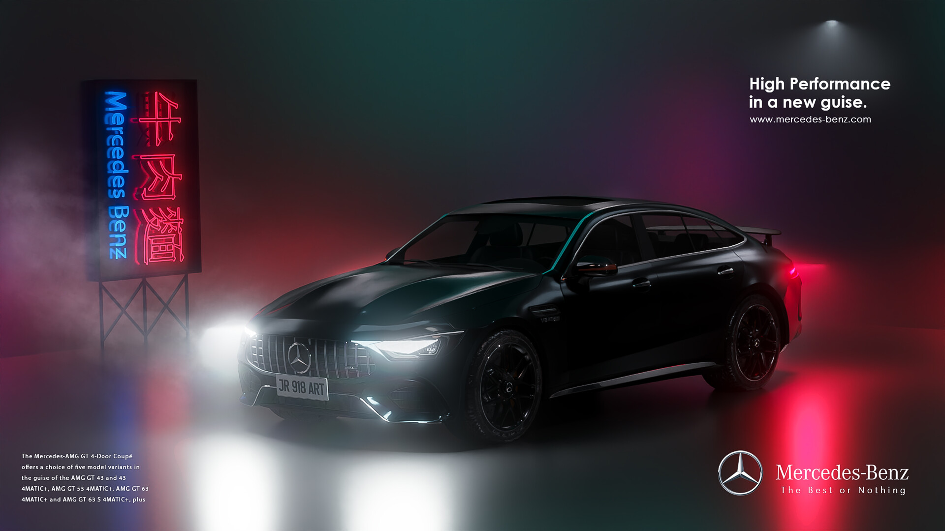 ArtStation - mercedes Ad training