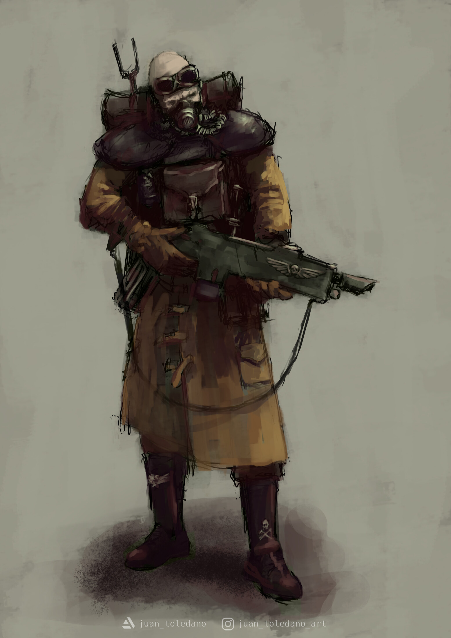 ArtStation - Savlar Chem-Dog_Warhammer40.000 Fan Art