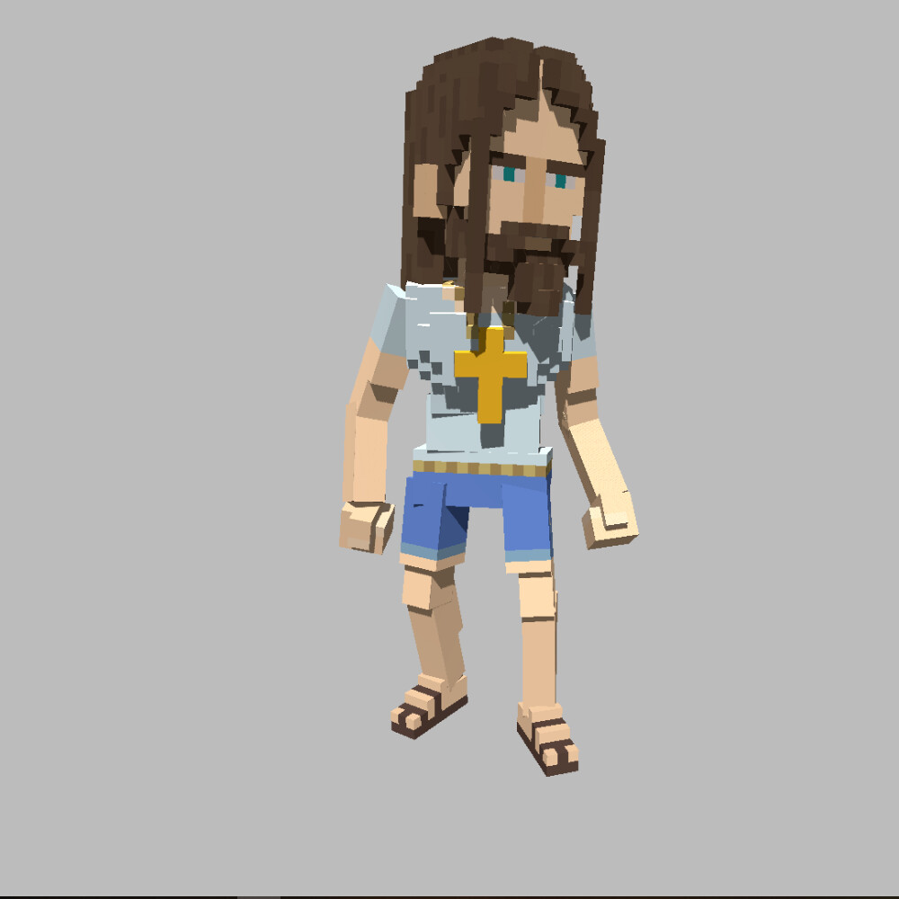 ArtStation - Voxel modern Jesus