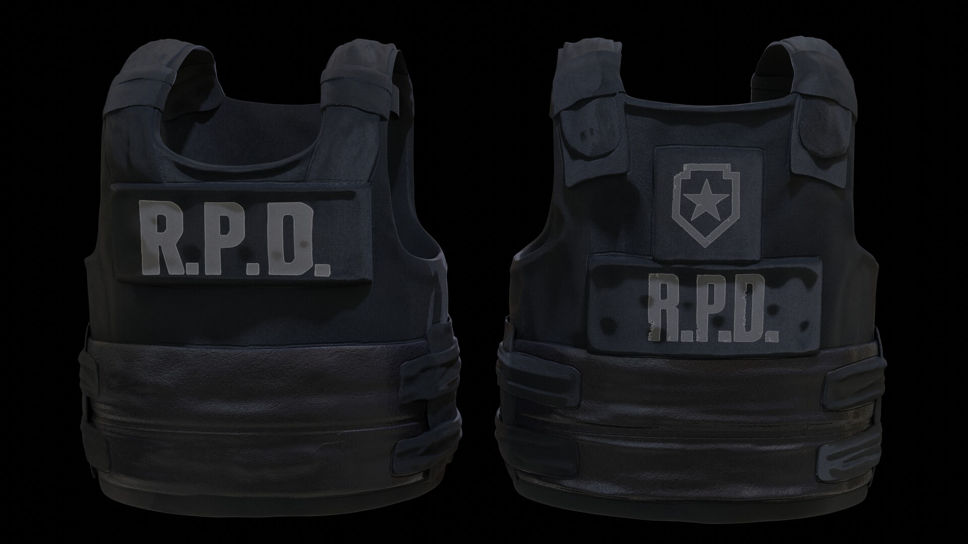 ArtStation - Resident Evil 2 Leon Kennedy (Kevlar Armor R.P.D.)