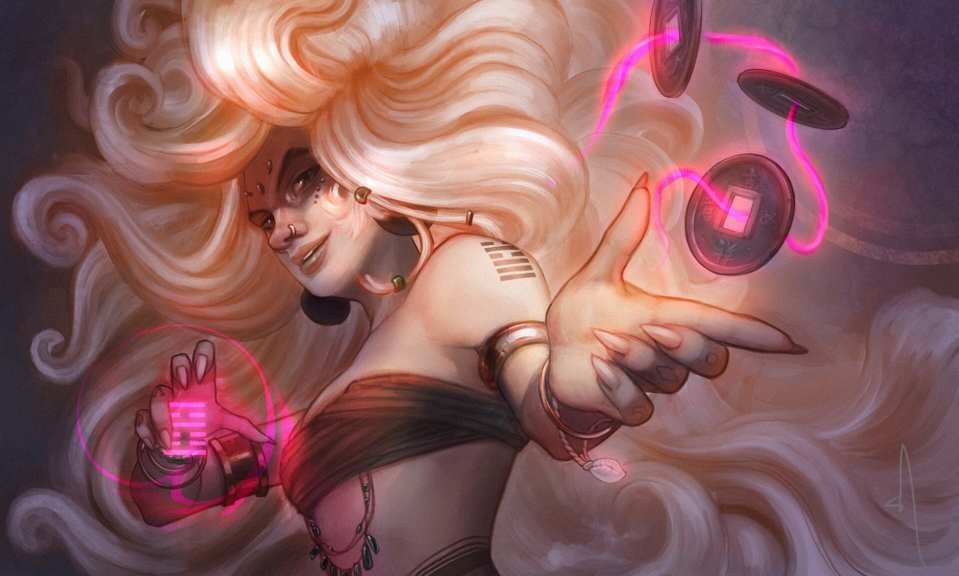 ArtStation - I-Ching Reader