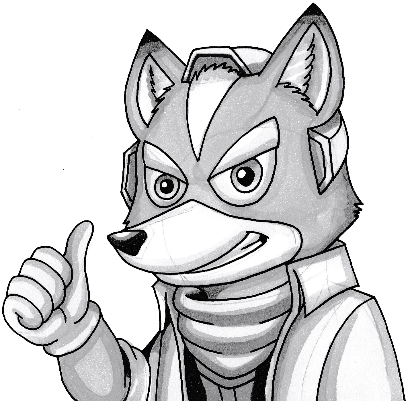 how to draw star fox characters