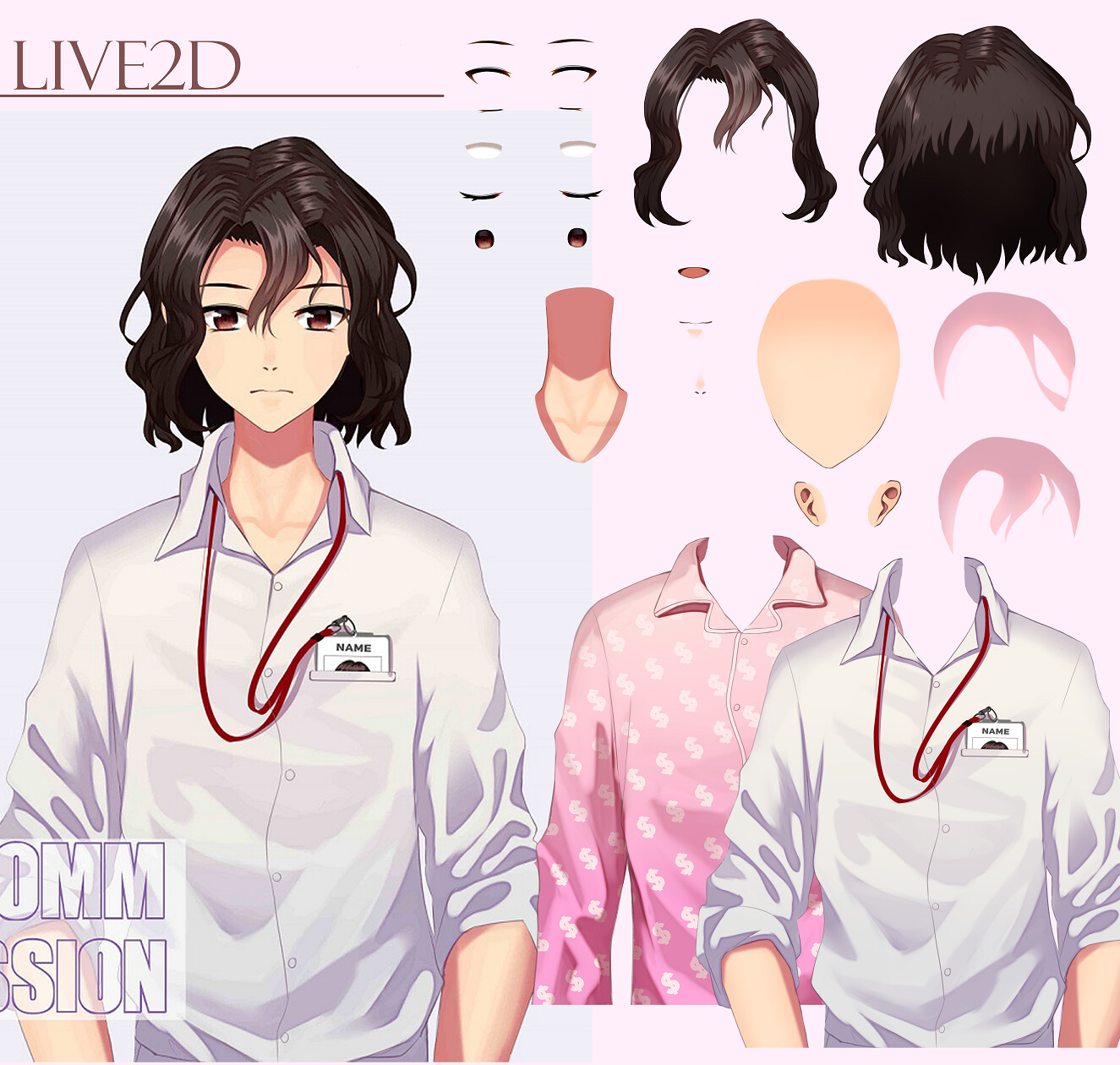 ArtStation - Live2D character commission