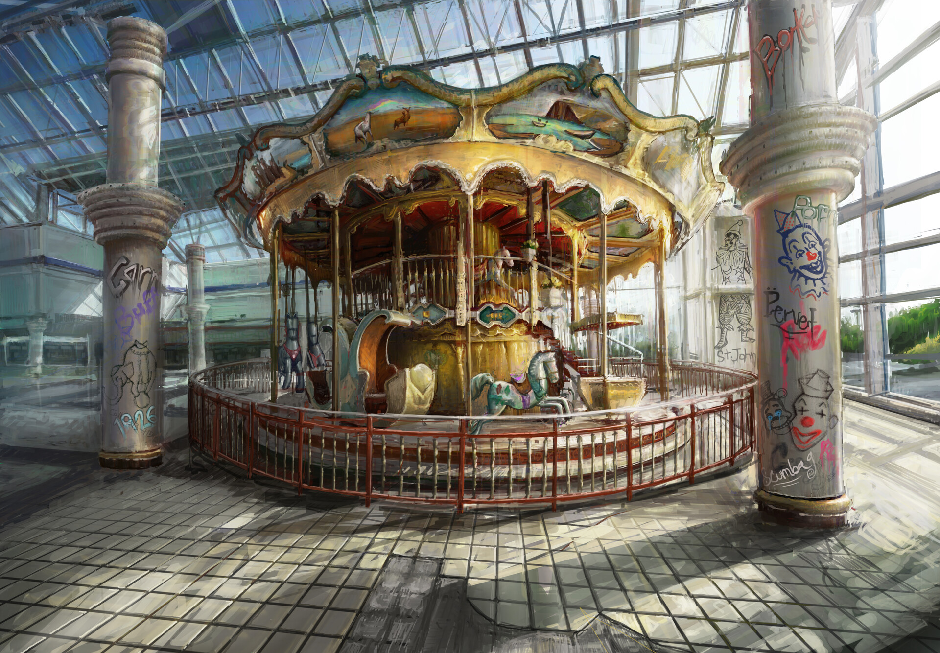 ArtStation - Carousel - Digital Painting Practice