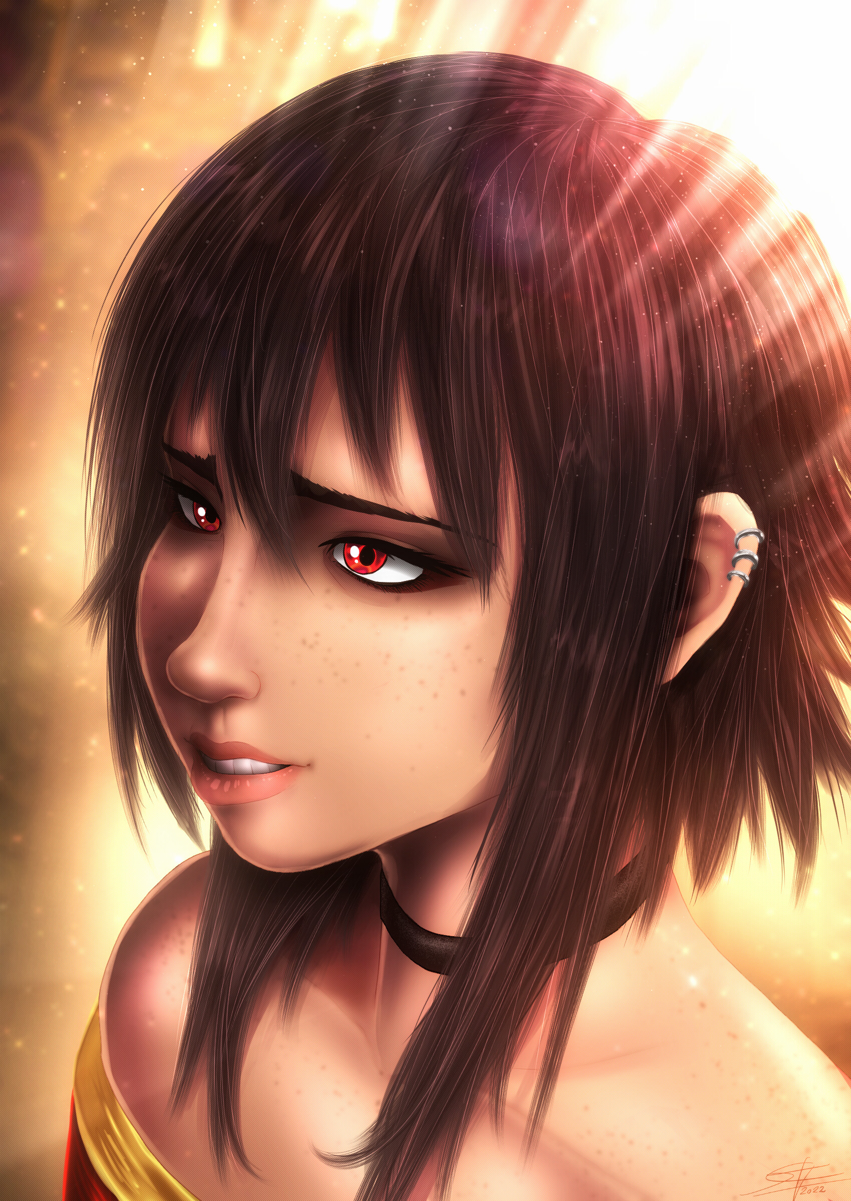 ArtStation - MEGUMIN (Realistic Portrait Practice)