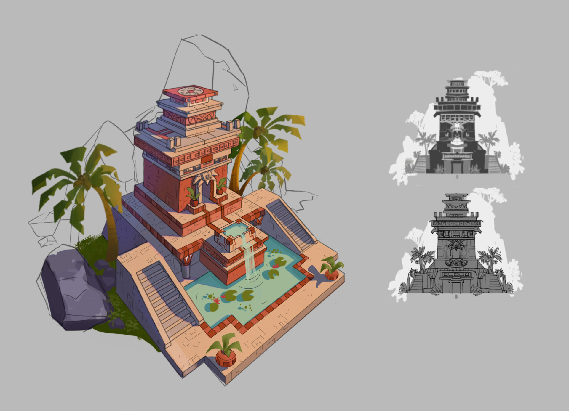 ArtStation - Aztec Temple