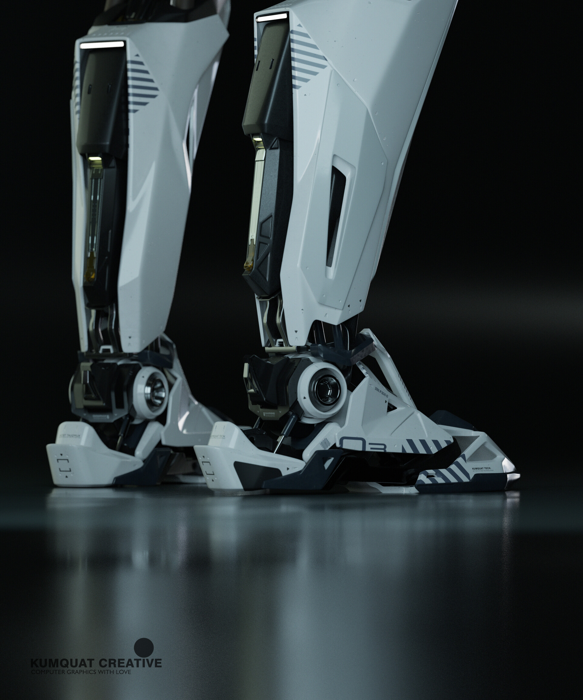 Mrthidn - Kumquat Creative - Robot leg concept