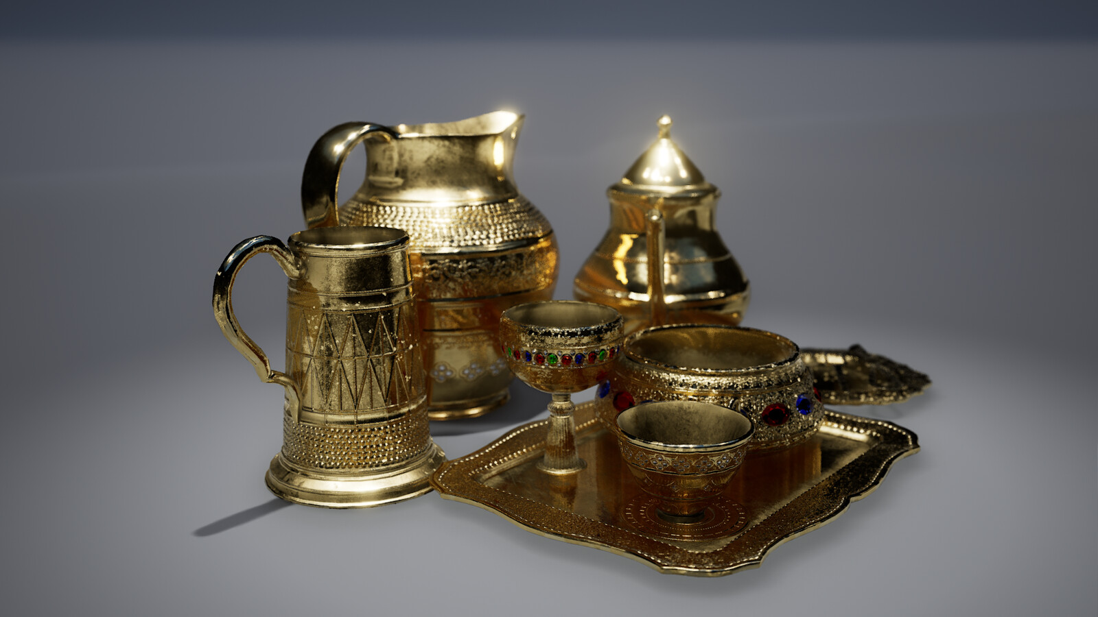 MESHINGUN STUDIO INC. - Medieval Dinnerware - Meshingun Studio