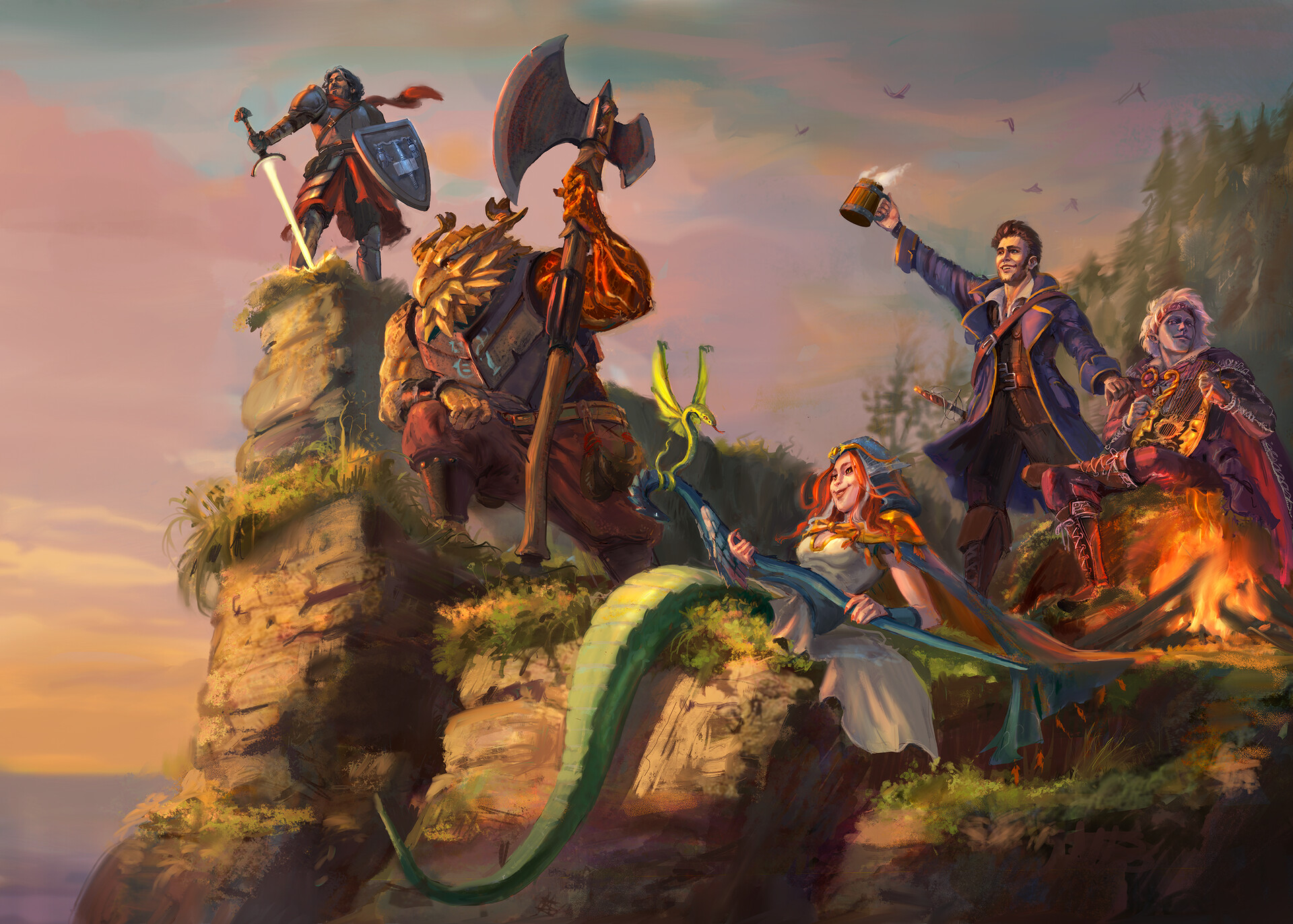 ArtStation - Legend of the five