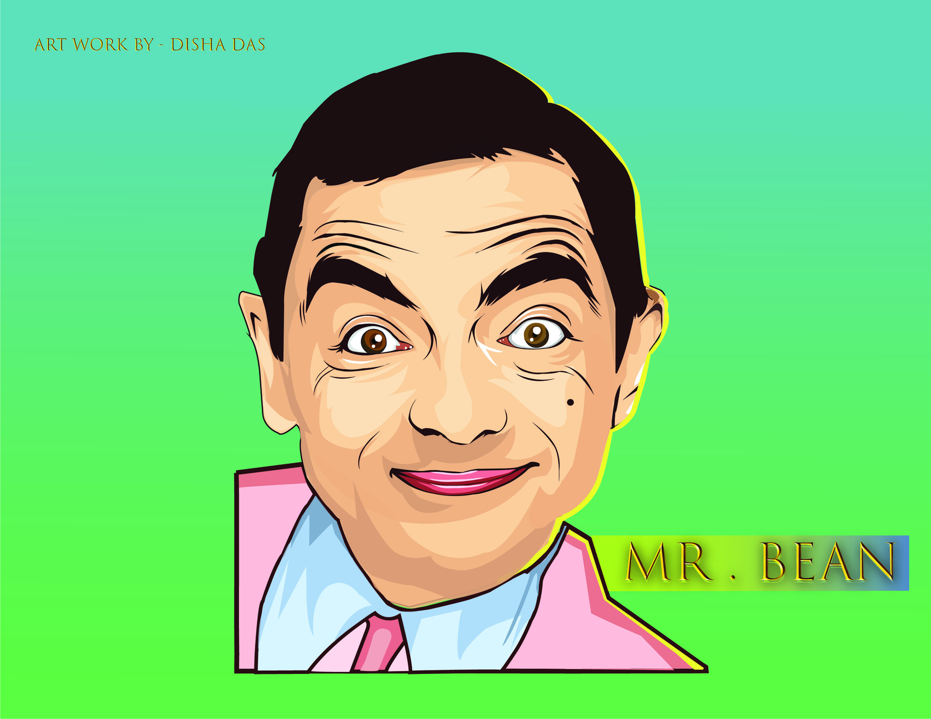 ArtStation - Mr. BEAN VECTOR ART