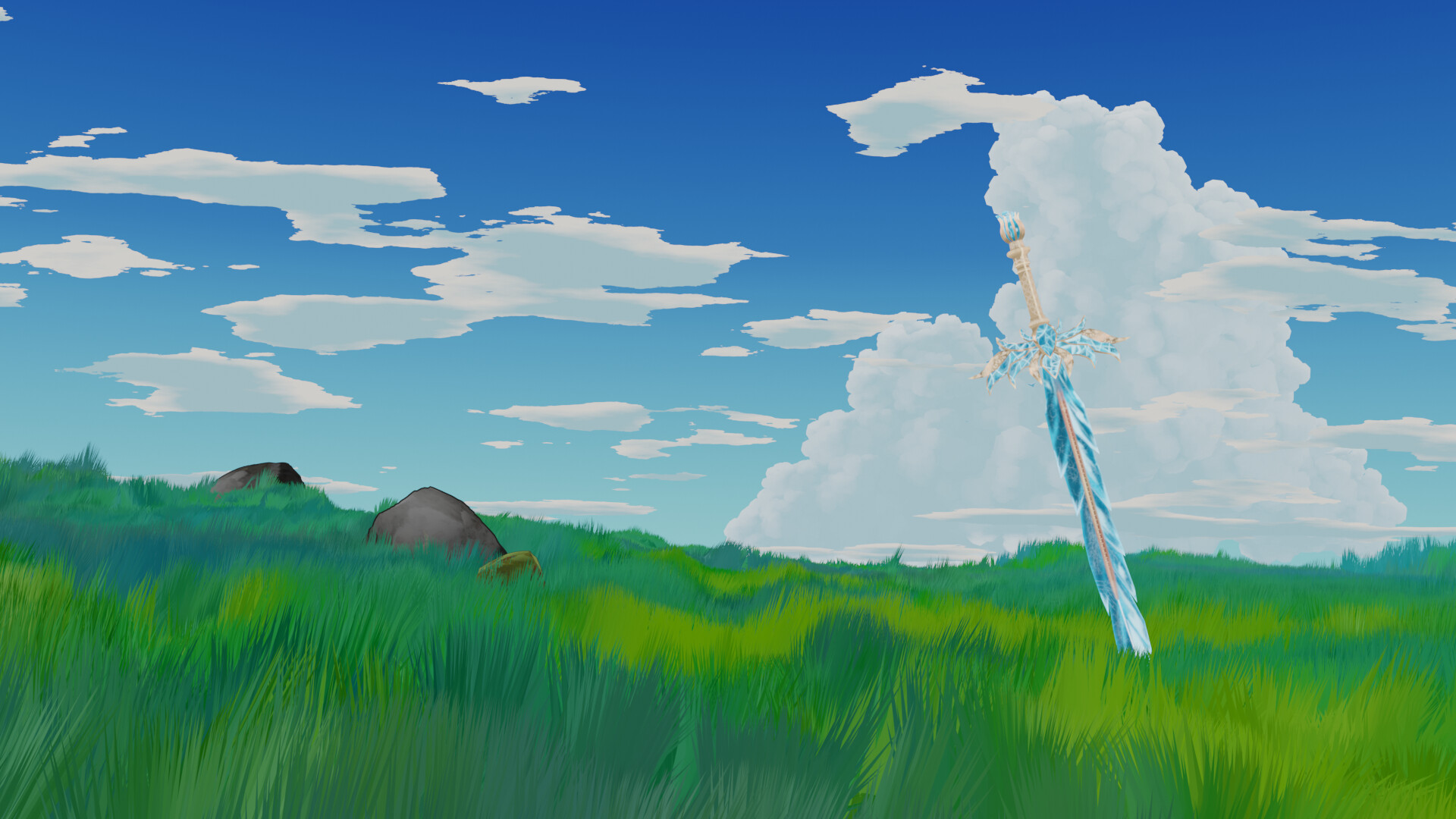 ArtStation - Elfic sword