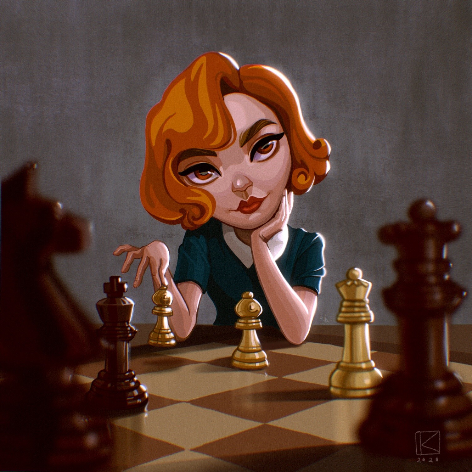 ArtStation - The Queen’s Gambit