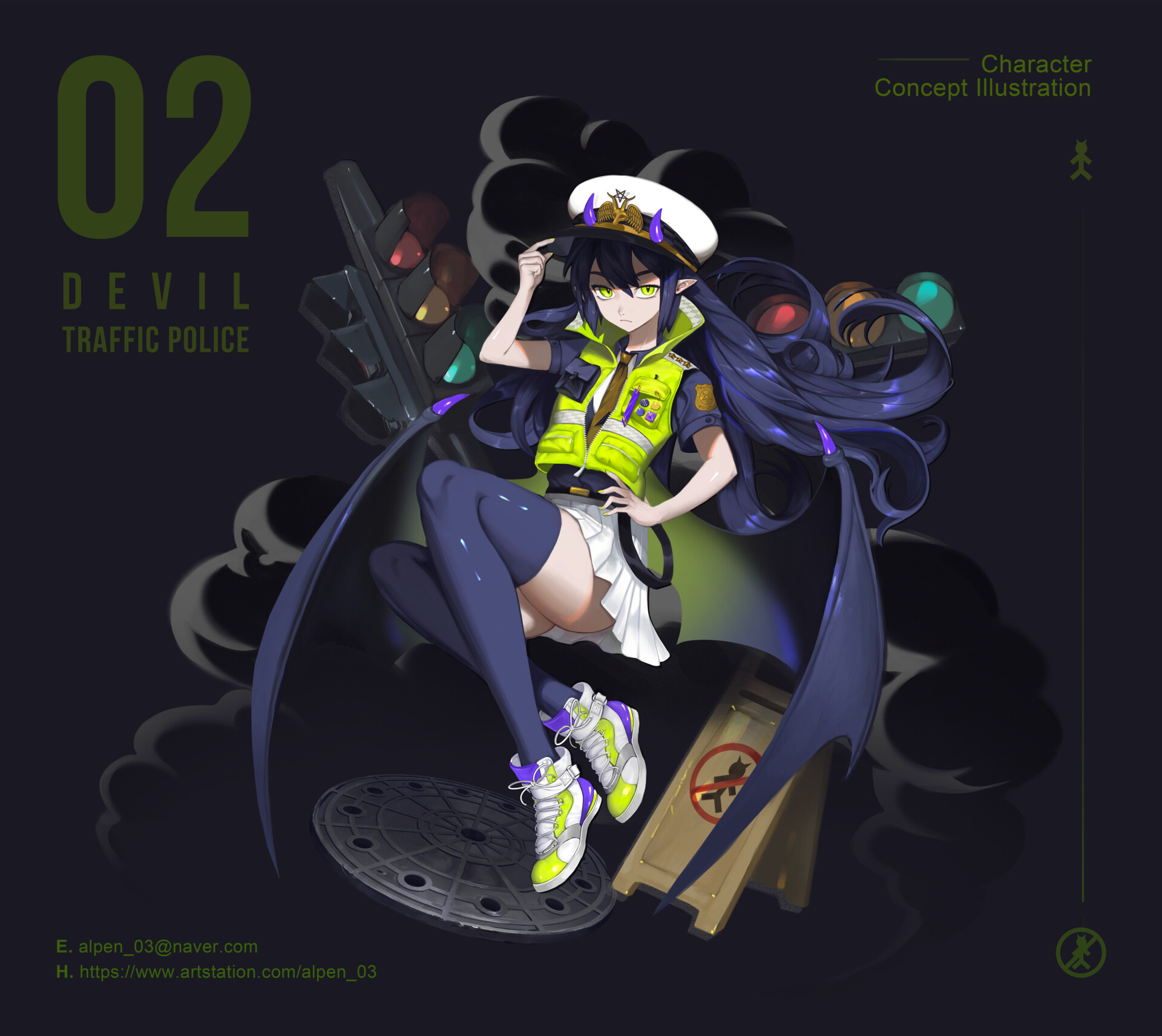 ArtStation - Devil Traffic Police