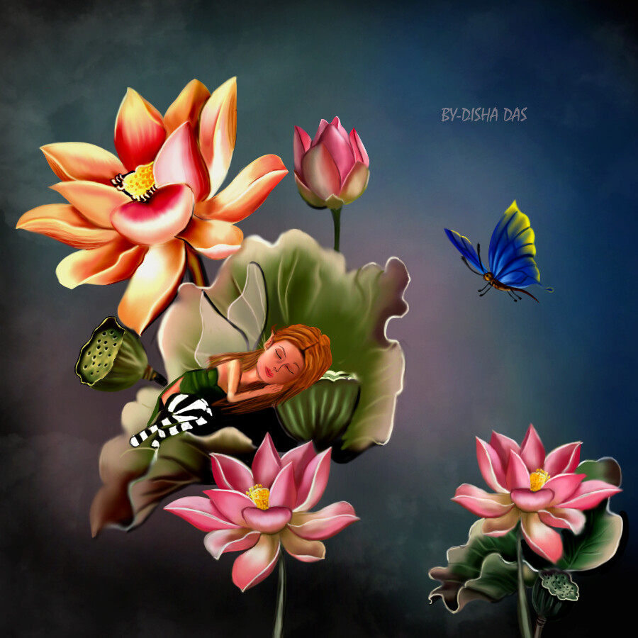 ArtStation - FLOWER DIGITAL ART