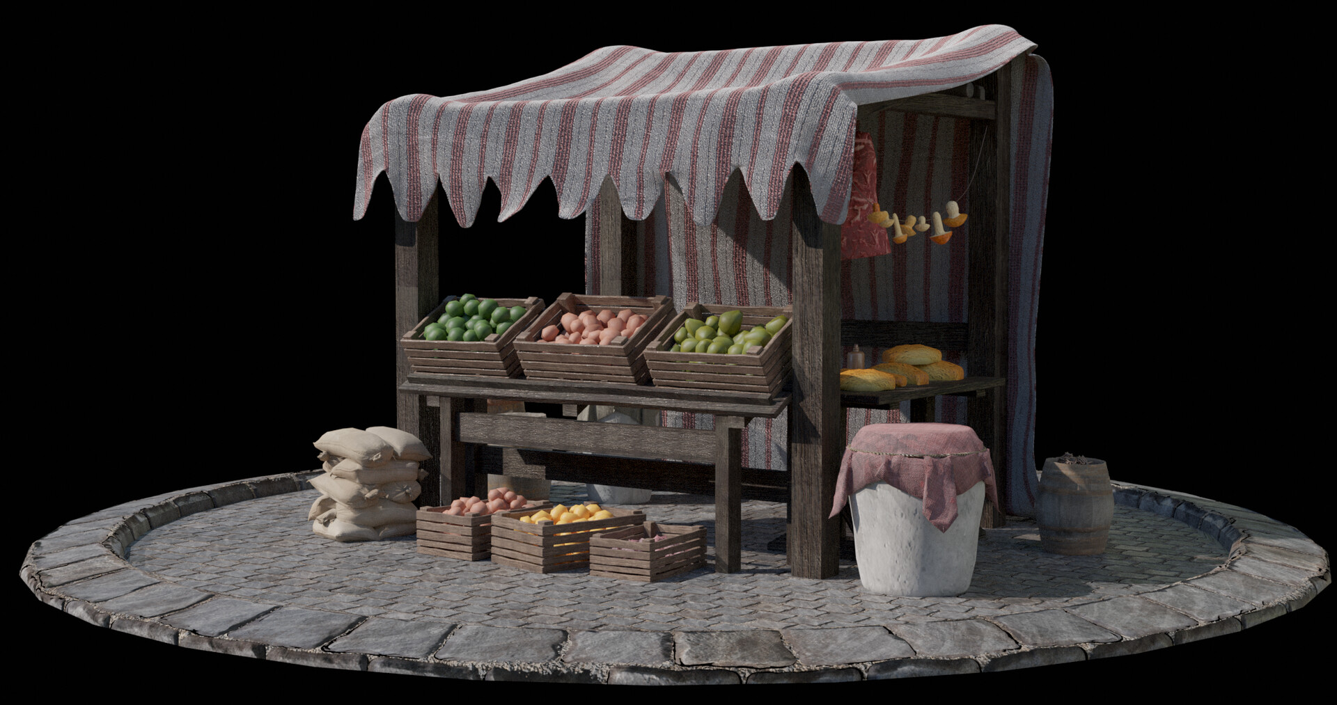 ArtStation - Medieval Marketplace