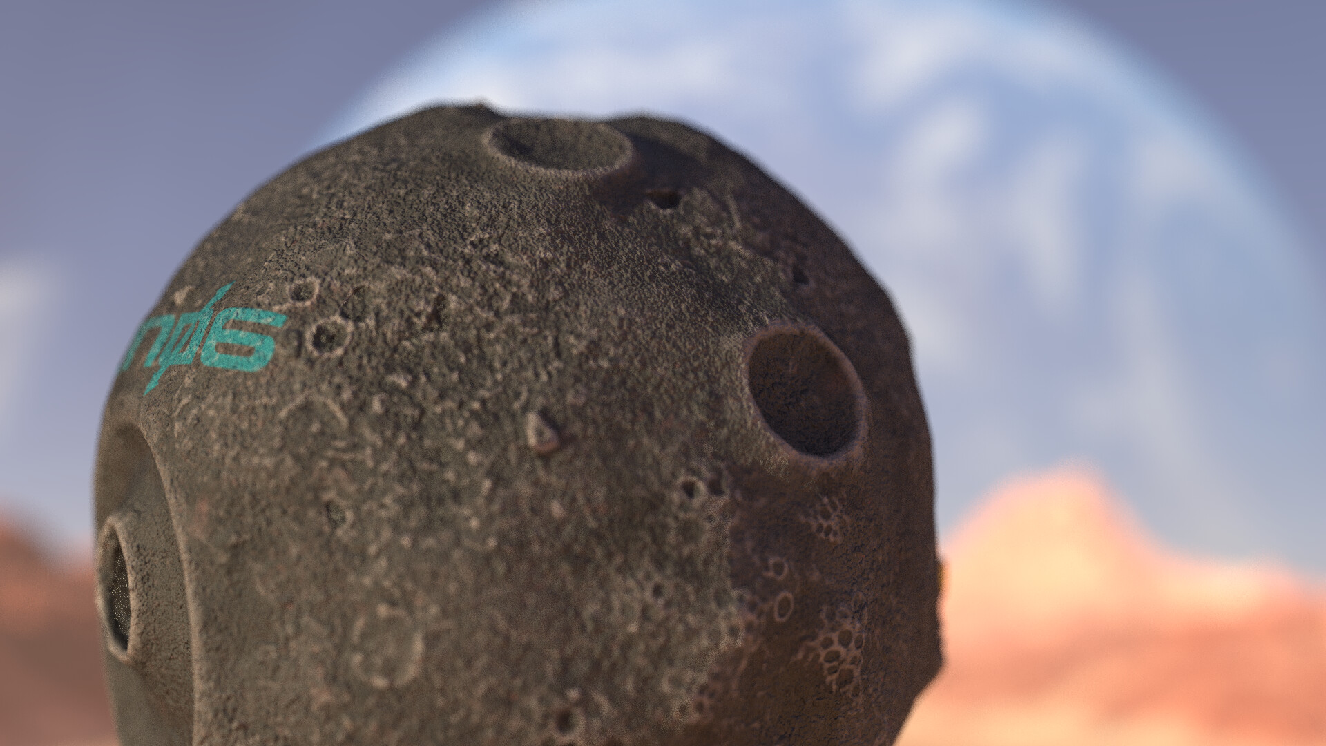 ArtStation - Bun06 Wip Asteroid Base