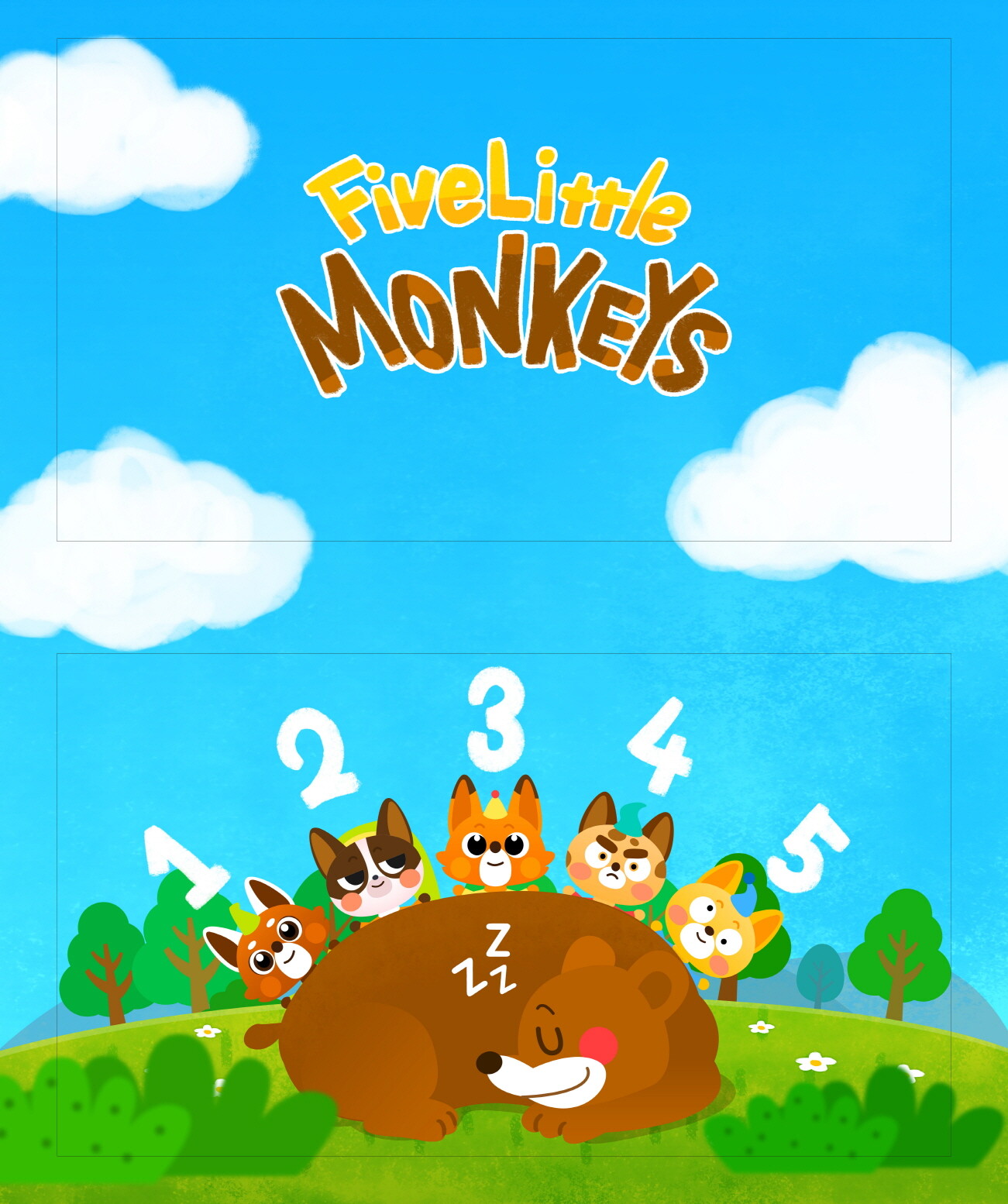 ArtStation - Five Little Monkeys