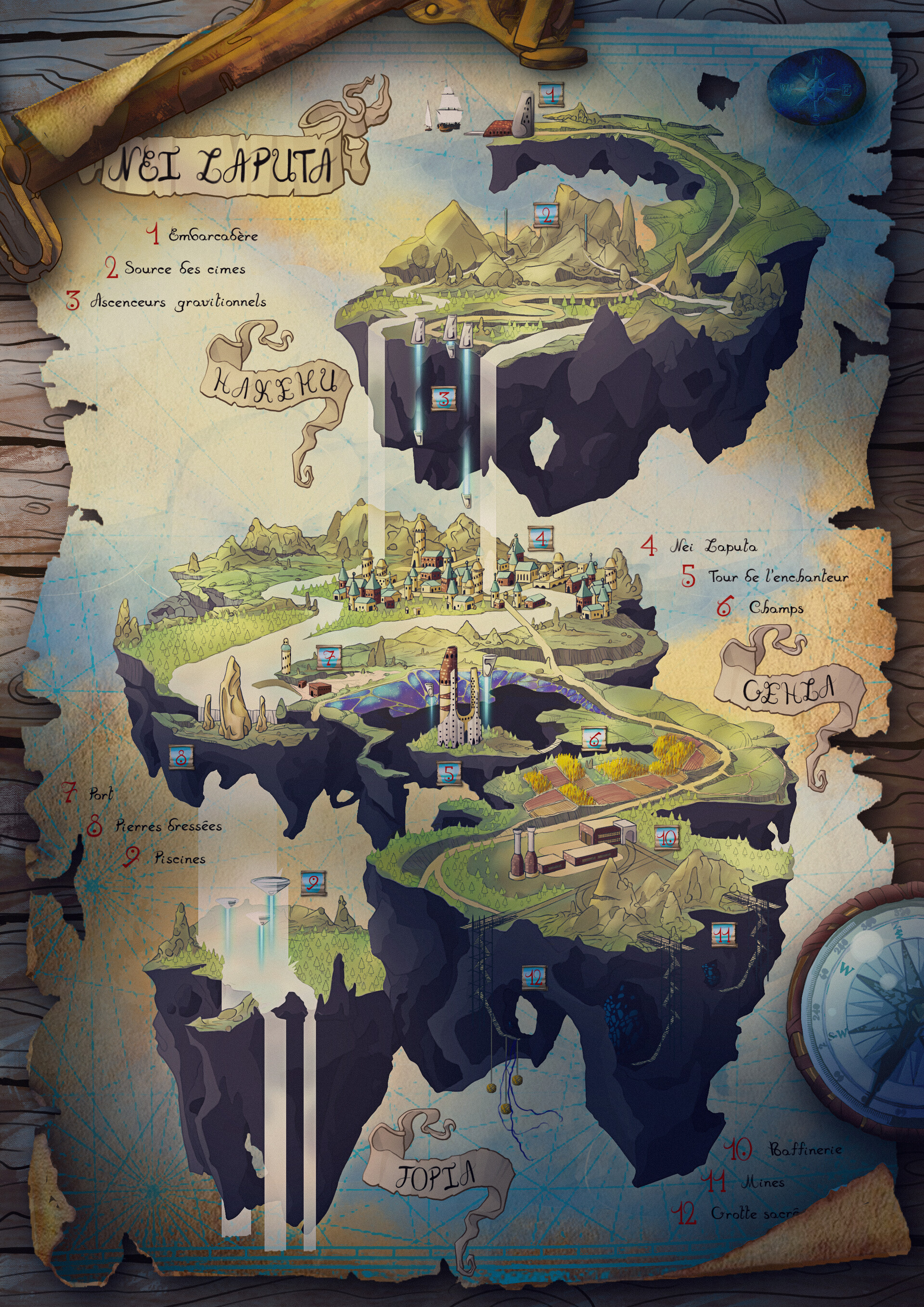 ArtStation - Nei Laputa - Map