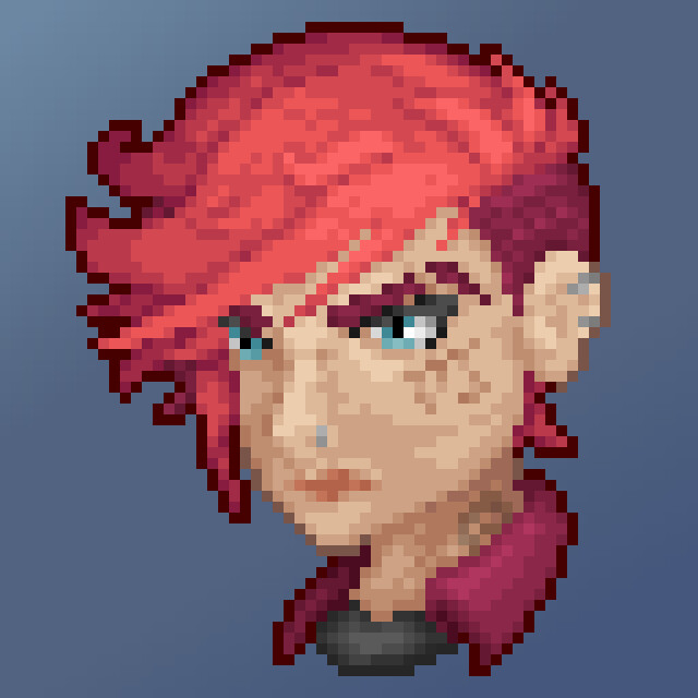 David Sáez - Arcane Vi Pixel Art Sticker