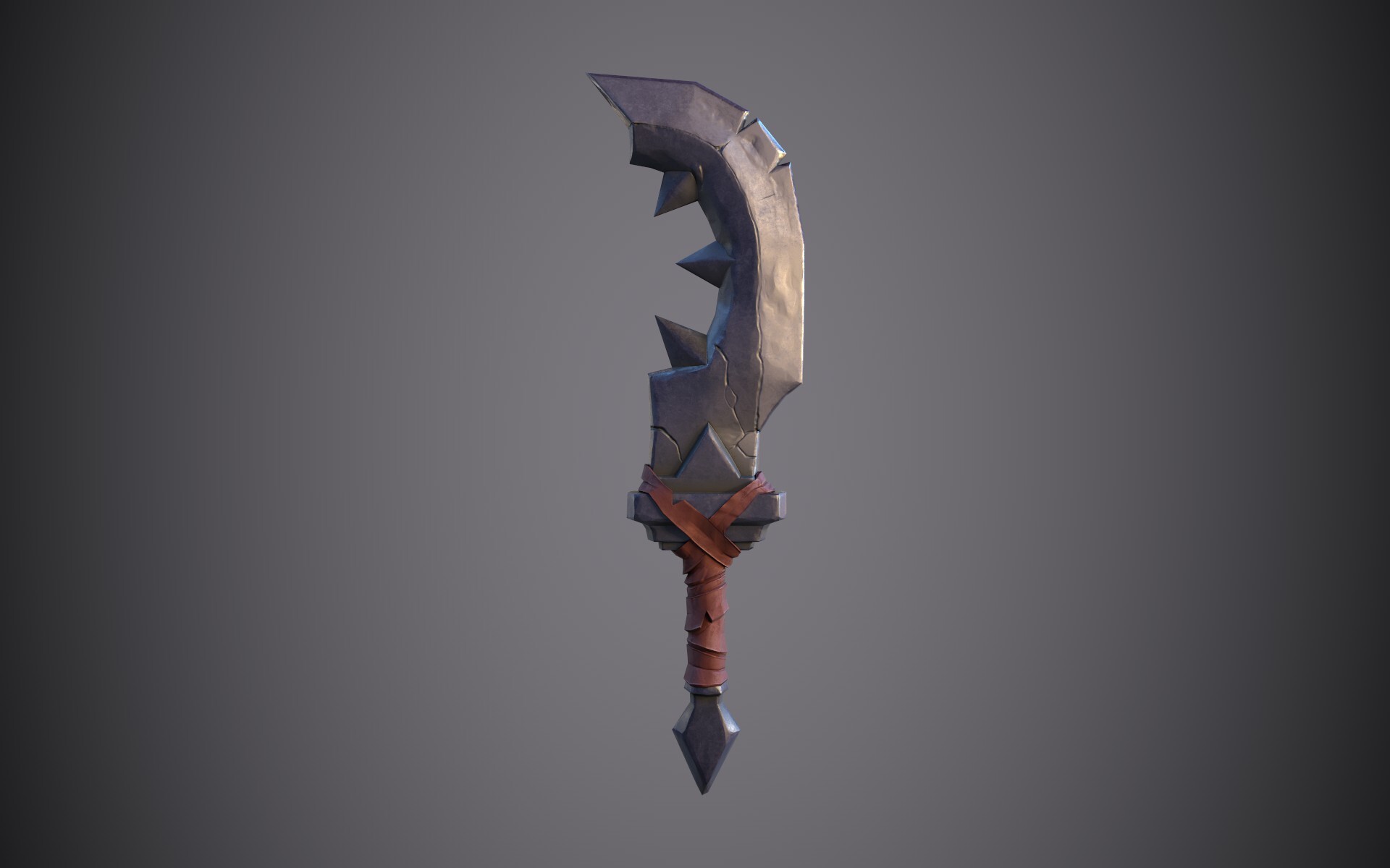 ArtStation - 3D Stylized Worn Sword / Concept by Becca Hallstedt