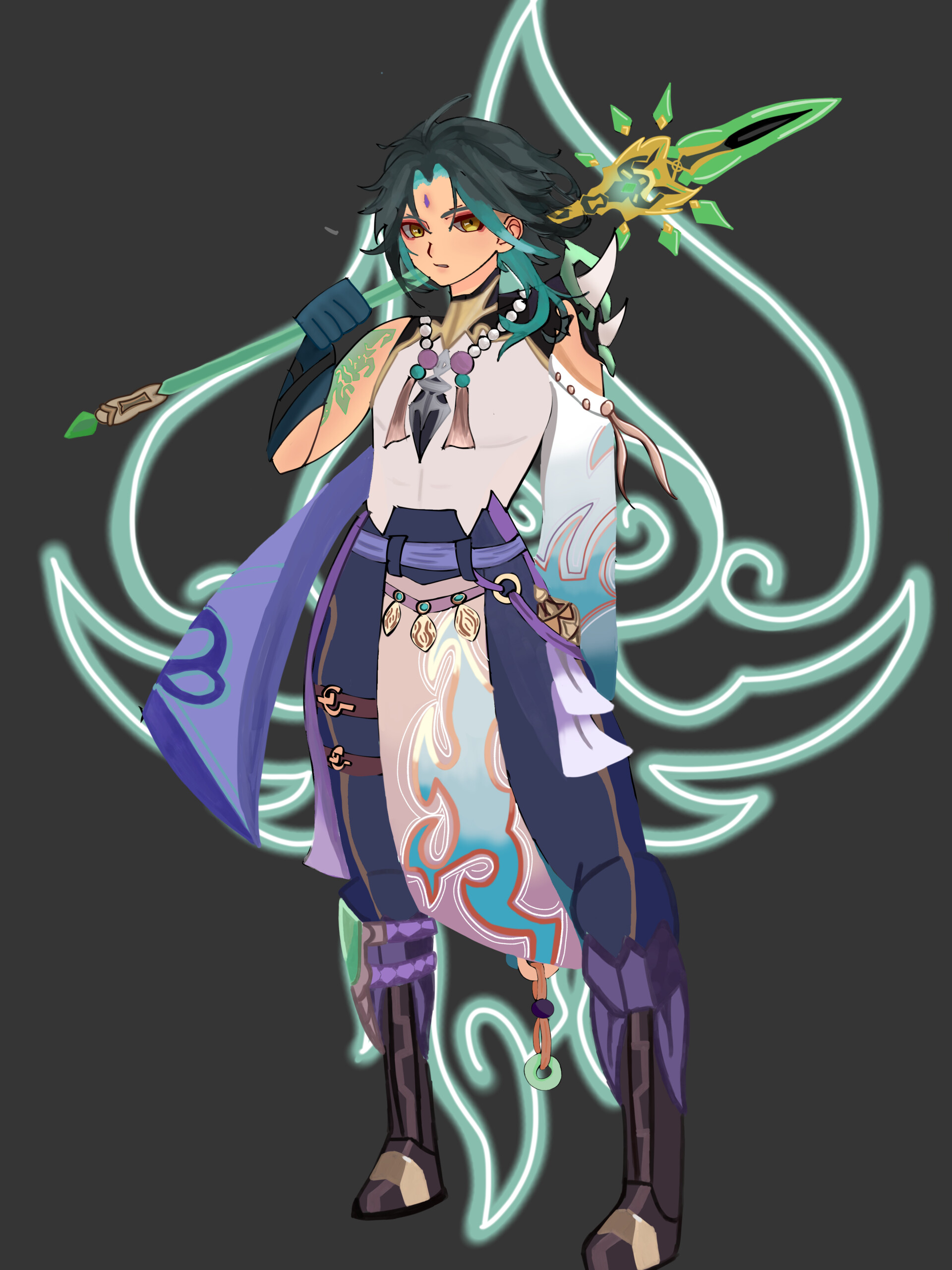 ArtStation - Xiao from Genshin Impact